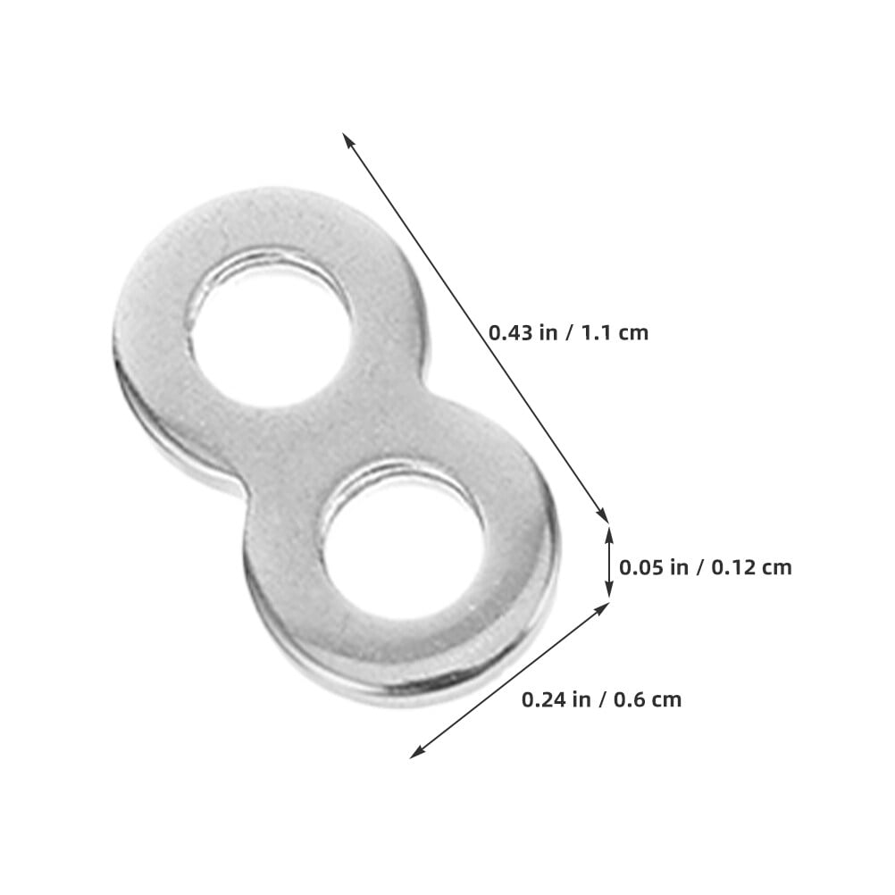 Jibingyi 100Pcs Table Top Fasteners 8 Figure Fasteners Tabletop ...