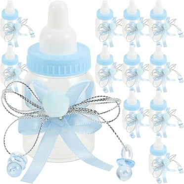 Efavormart 12 Pack - 3.5" Blue Baby Bottle Candy Containers, baby ...