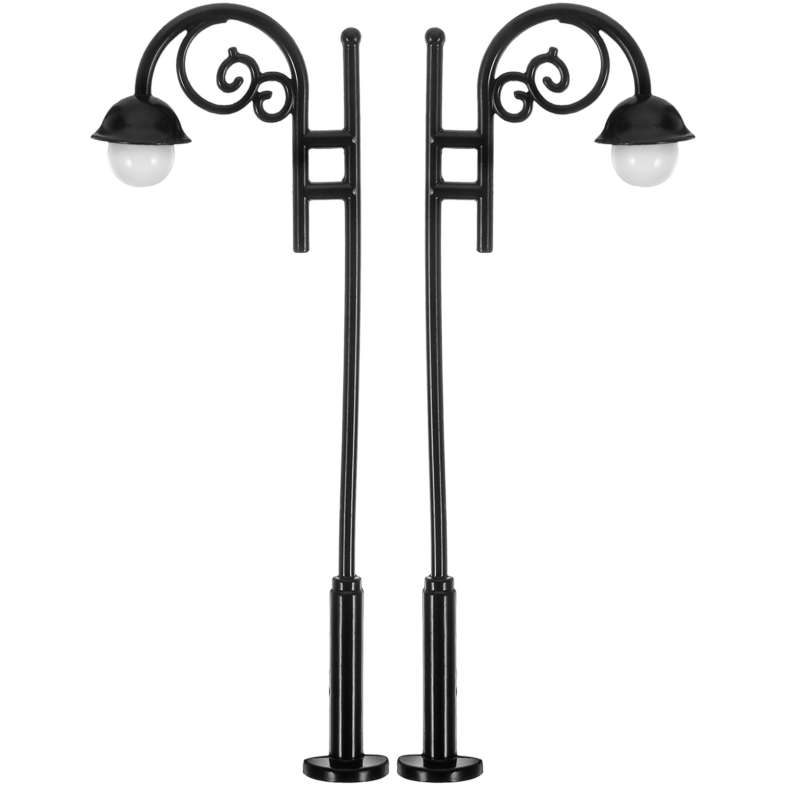 Jibingyi 2Pcs Mini Street Light Model Dolls House Street Lights for DIY ...