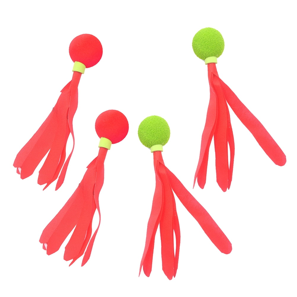 OUNONA Kids Shuttlecock Toy Red Chinese Jianzi 4pcs - Walmart.com