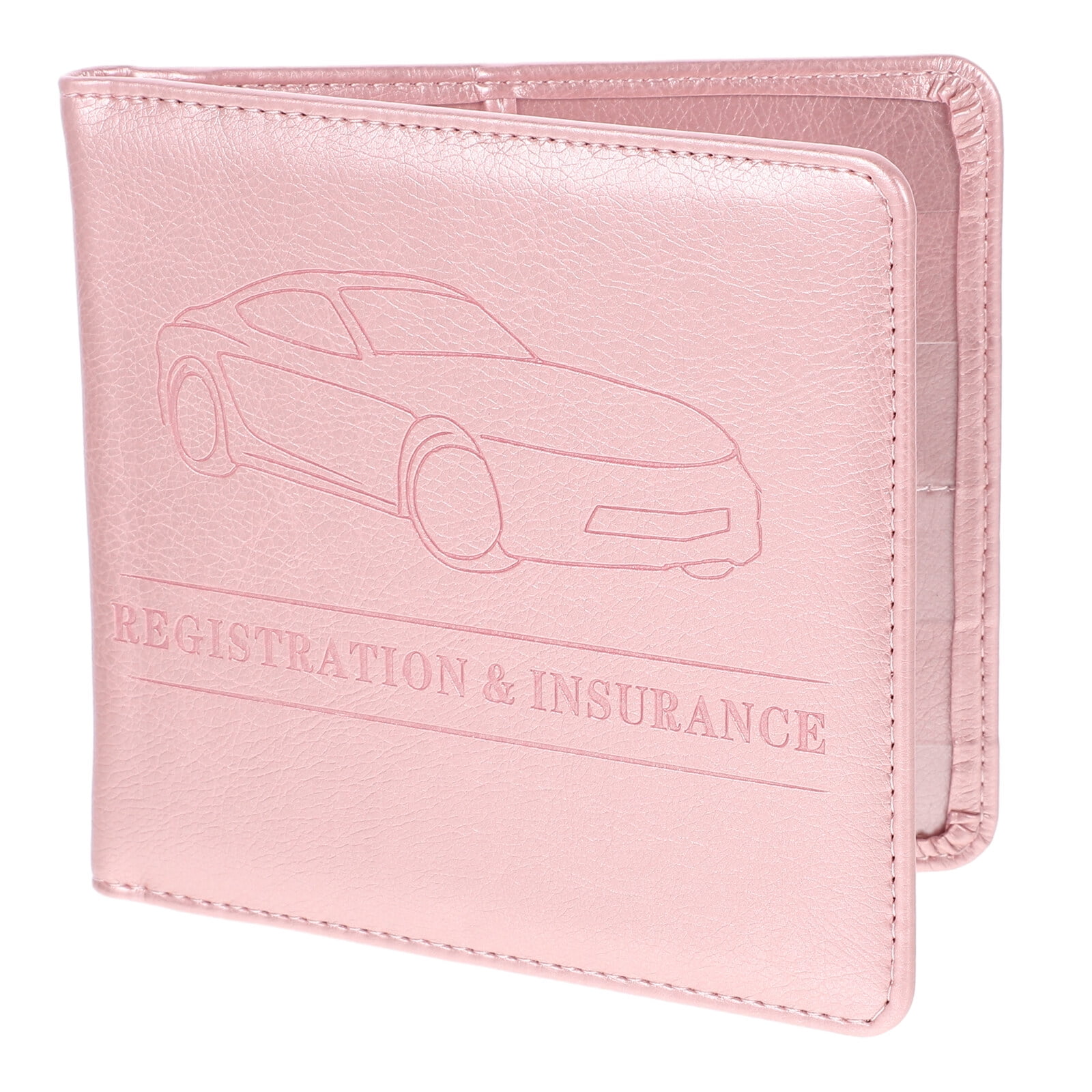 Jibingyi Car Registration and Insurance Card Holder Document Wallet PU ...