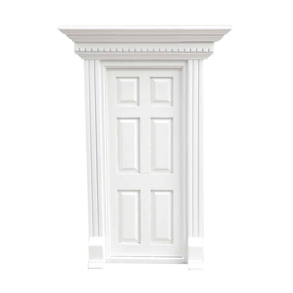 Jibingyi Decorative Mini Door Mini House Doll Door Model Wooden ...