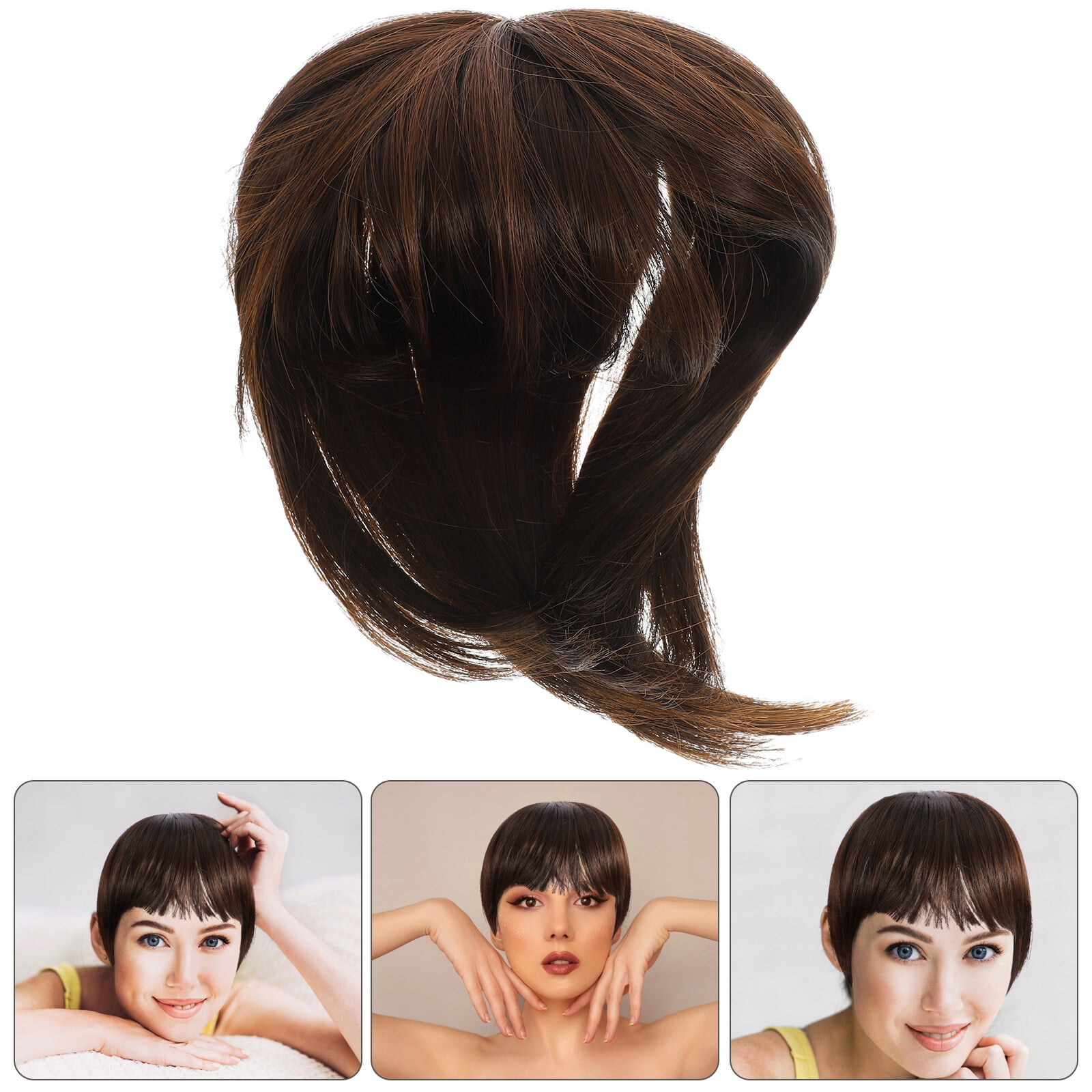 Jibingyi Hair Volume Topper Women Hair Piece Synthetic Thinning ...