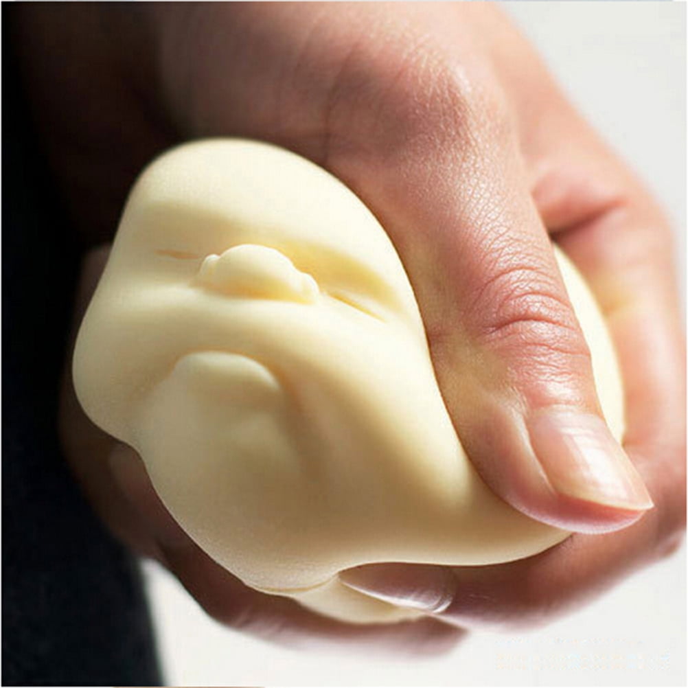 Jibingyi Vent Human Face Anti-Stress Ball Squeeze Face Toys ...