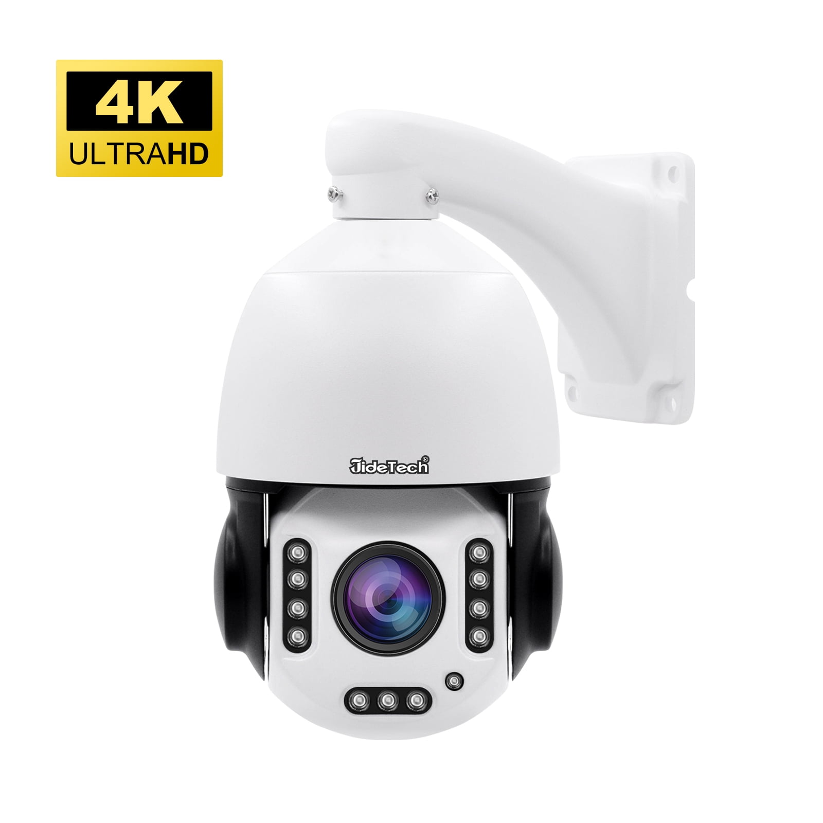 JideTech PTZ Camera Outdoor,5MP 20X Optical Zoom PoE IP Camera with 360 ...