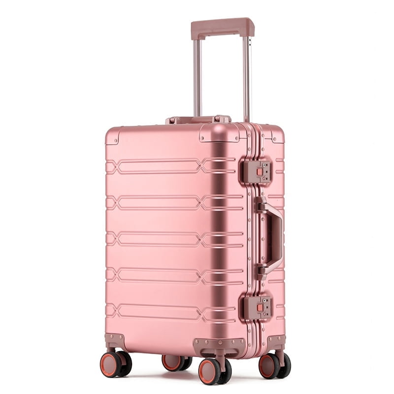 JieC All Aluminum Carry On Luggage 22x14x9 Airline Approved，Zipperless ...