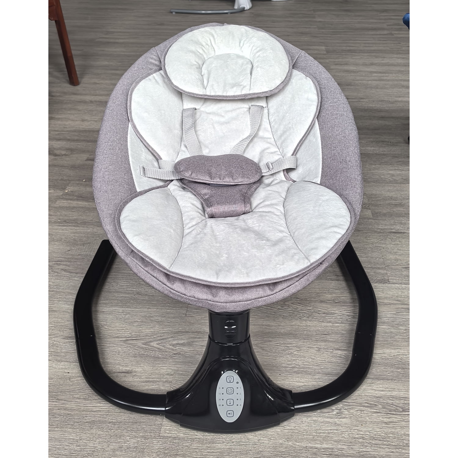 JieC Baby Swing for Newborns - Electric Motorized Infant Swing with ...