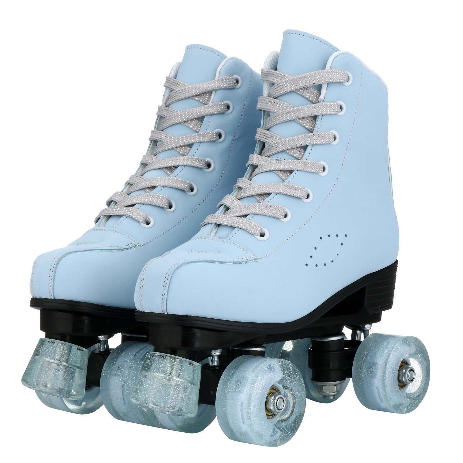 JieC Hightop Adjustable Unisex's Roller Skate, with Light up Wheels ...
