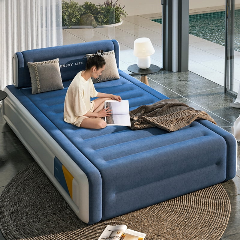 JieC Inflatable Bed Double Leak-Proof mattress with Electric Pump ...