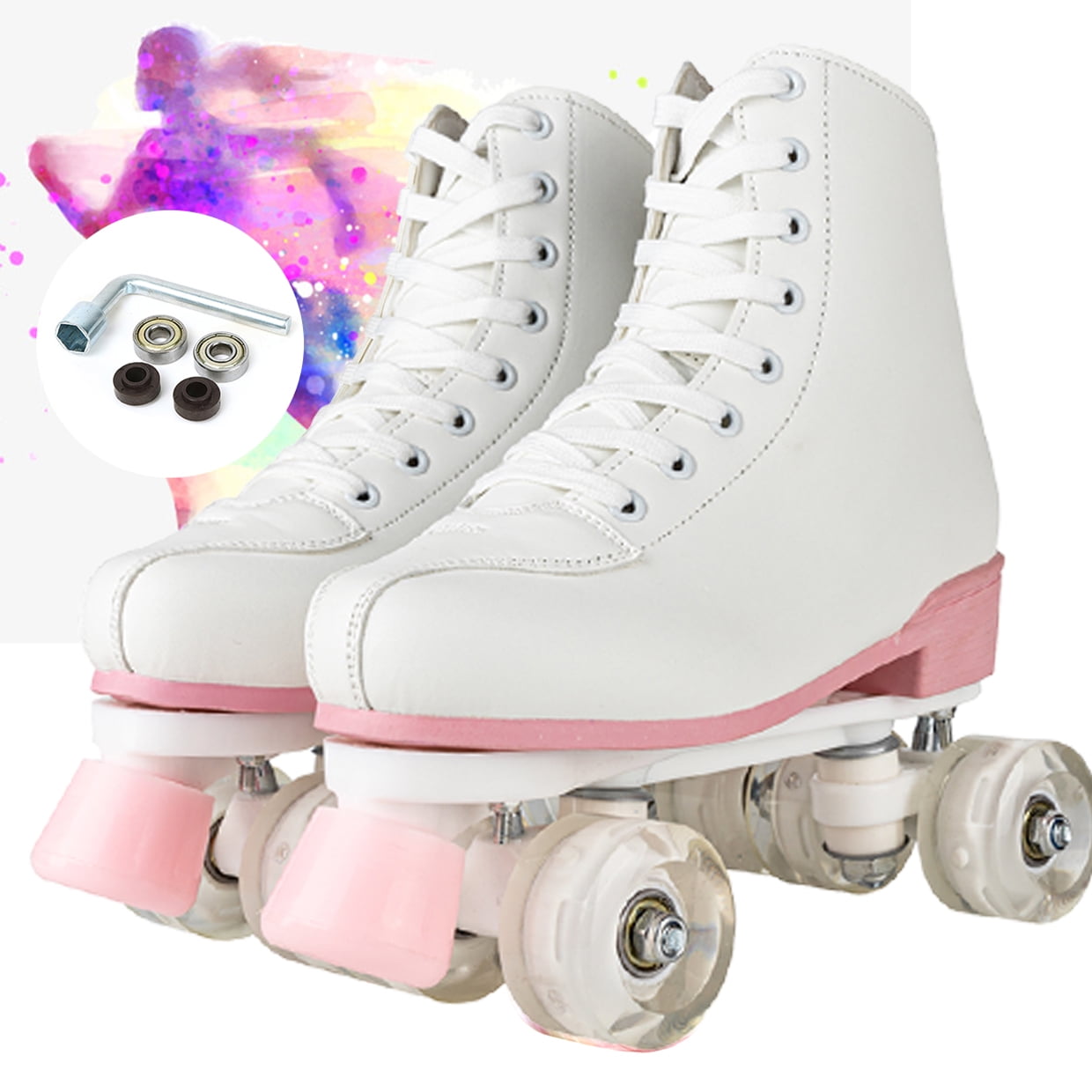 JieC Roller Skate for Women&Men, Adult Teen Classic Fashion Roller ...