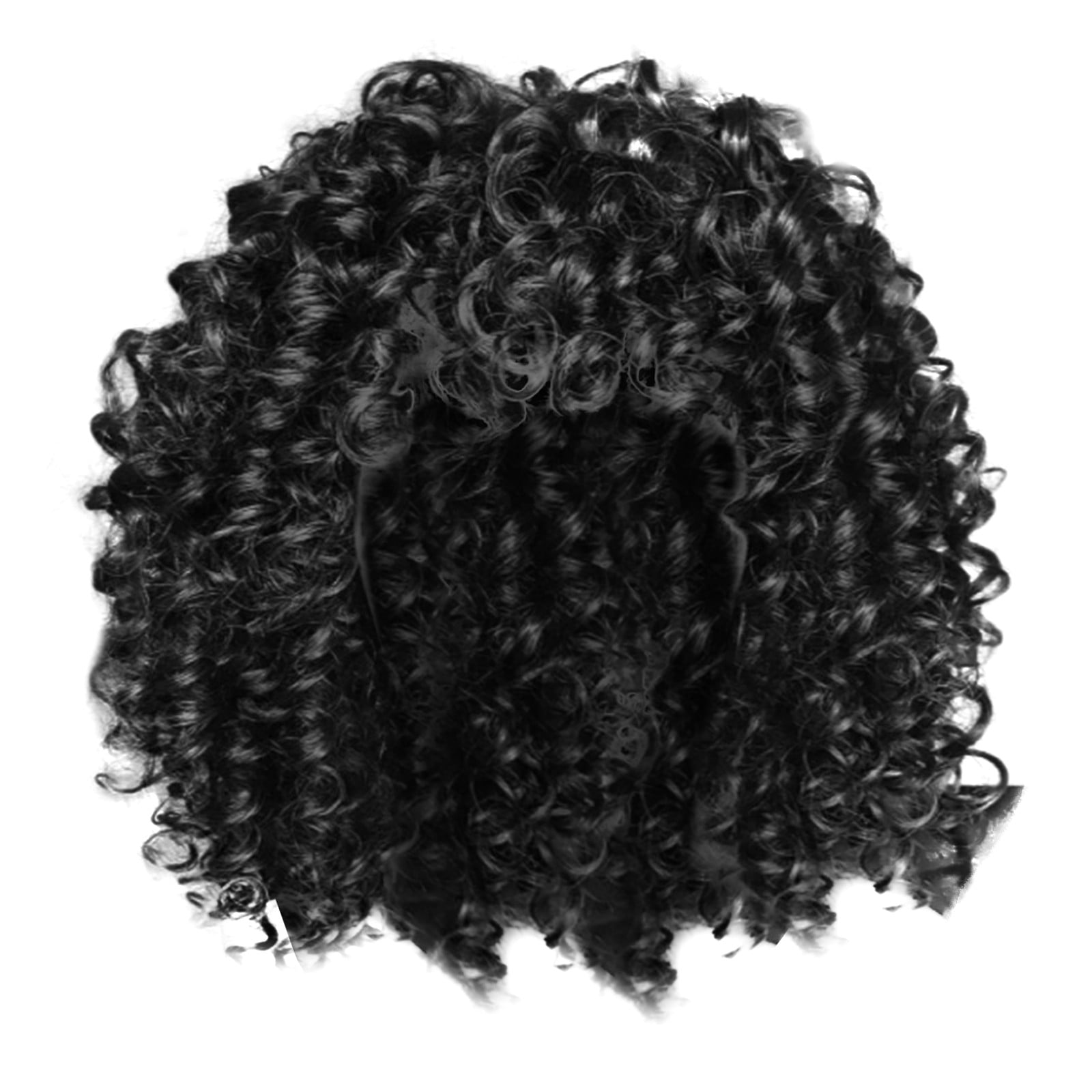 Jieluotekeji Women's Short Curly Hair Wigs Explosive- Head Wigs ...
