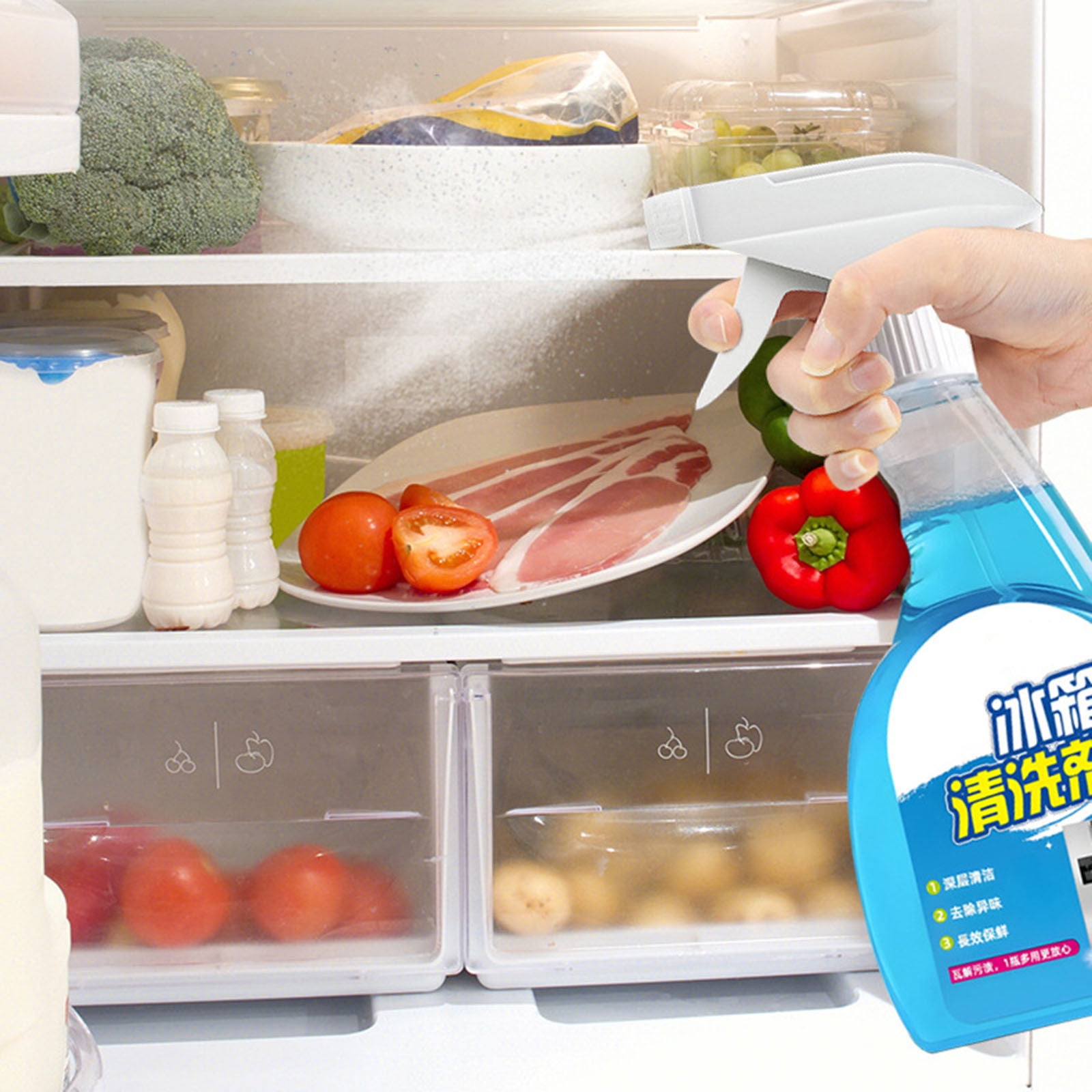 Jienlioq New Refrigerator Cleaner Household Appliances Deodorant ...