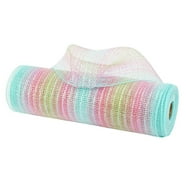 Rainbow Deco Mesh 10 Inch Rainbow Mesh Ribbon Fabric Mesh Roll ...