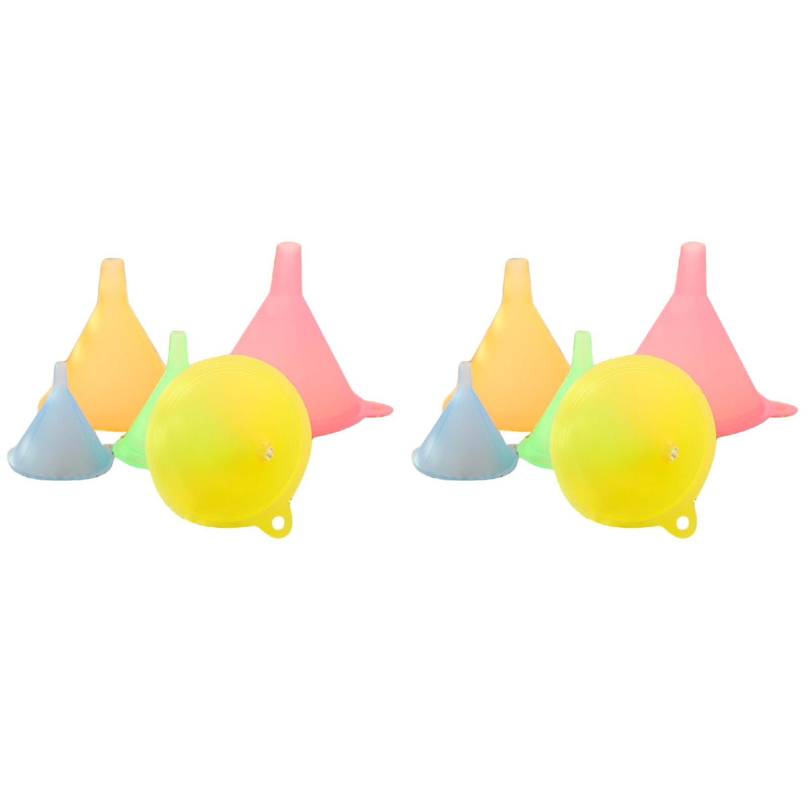 Jierger 10PCS All Purpose Plastic Funnel Set of 5 - Funnels for Kitchen ... Jierger 10PCS All Purpose Plastic Funnel Set of 5 - Funnels for Kitchen ...
