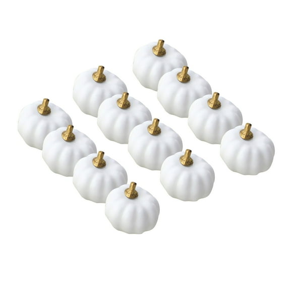 Jierger 12Pcs Colorful Pumpkin Model, Pumpkin Decoration Props for Fall ...