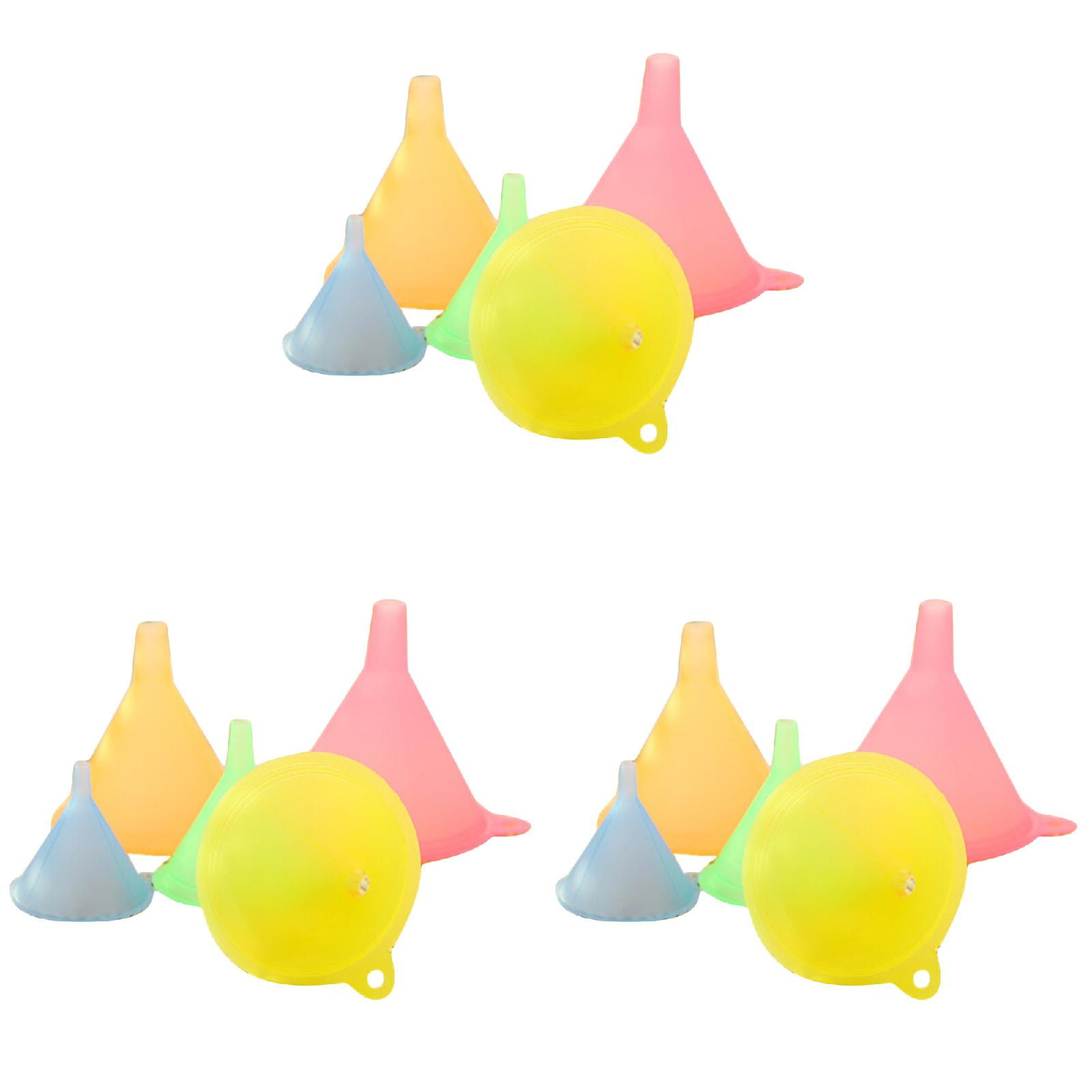 Jierger 15PCS All Purpose Plastic Funnel Set of 5 - Funnels for Kitchen ... Jierger 15PCS All Purpose Plastic Funnel Set of 5 - Funnels for Kitchen ...