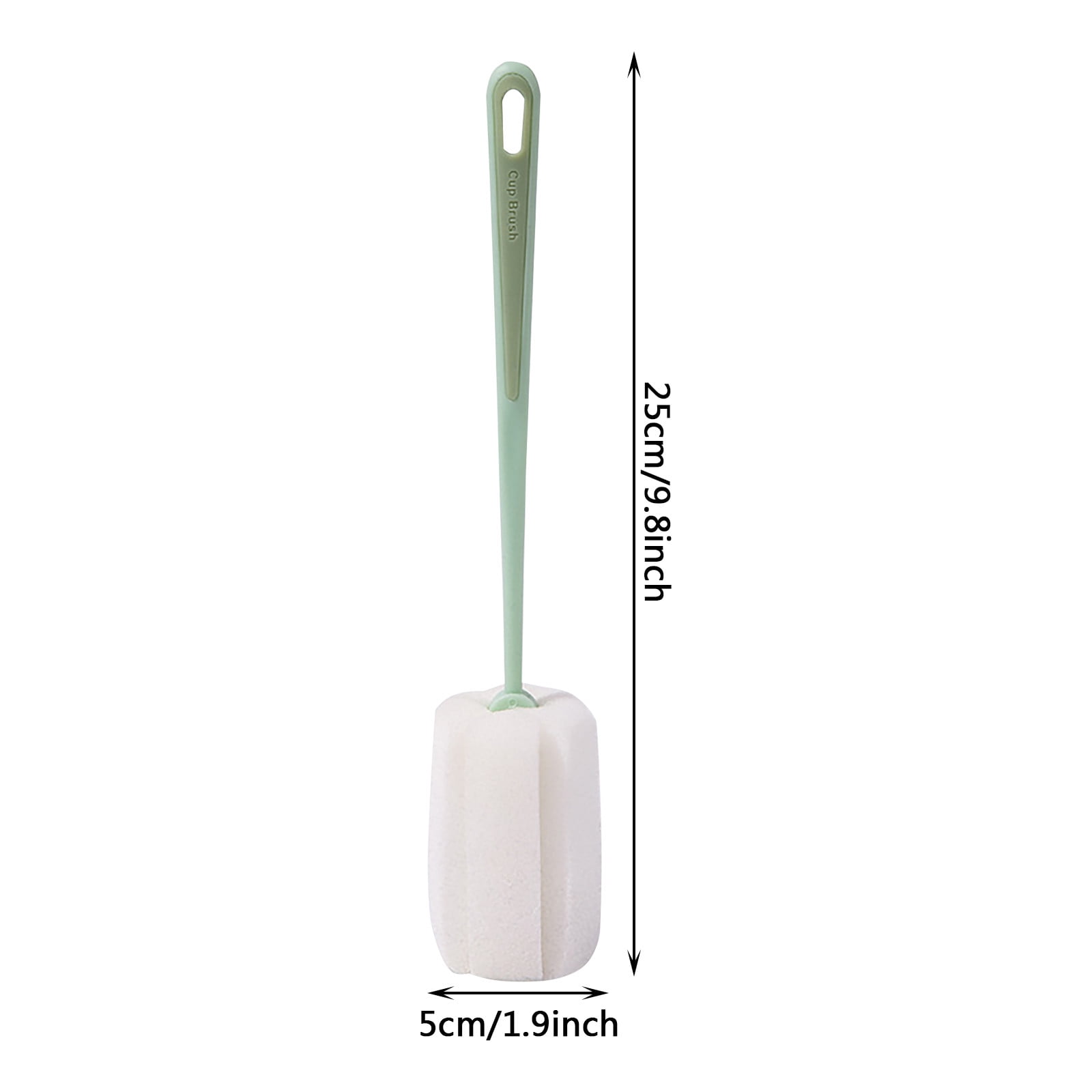 Jierger 1PC Household Long Handle Bottle Cleaning Sponge, Baby Bottle ...