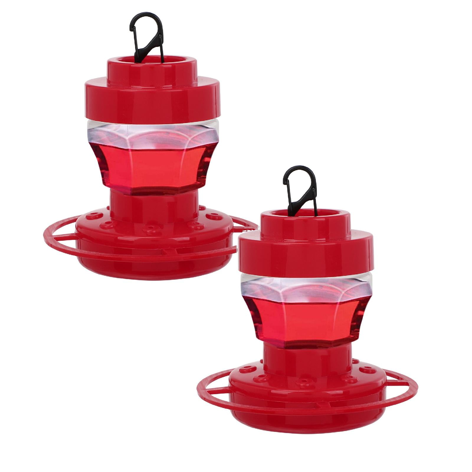Jierger 2PCS Hummingbird Feeders for Outdoors Hanging, Plastic Humming ...