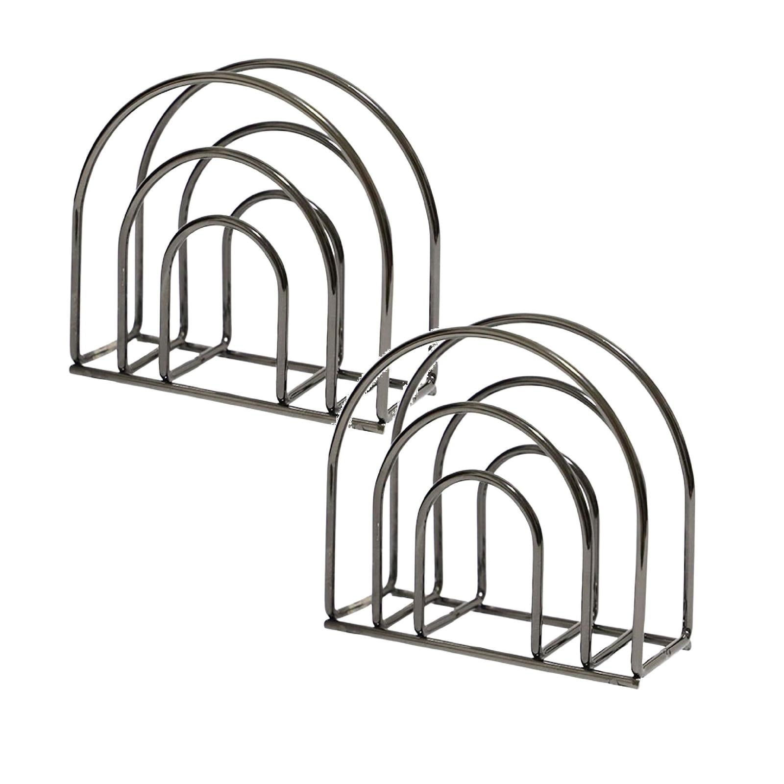 Jierger 2PCS Napkin Holder for Table Black Napkin Holders for kitchen ...