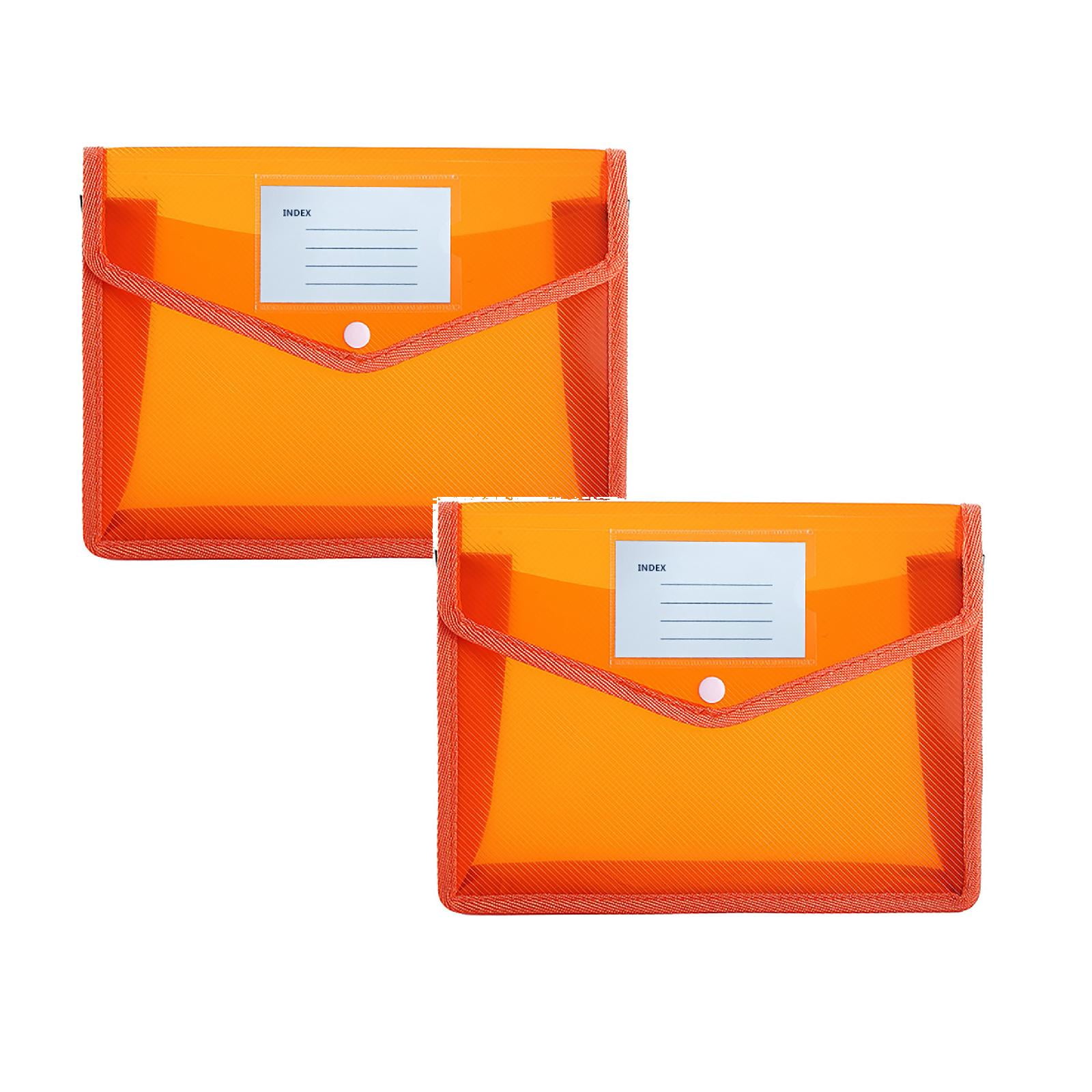 Jierger 2PCS Plastic File Folders Envelope Expanding File Wallet ...