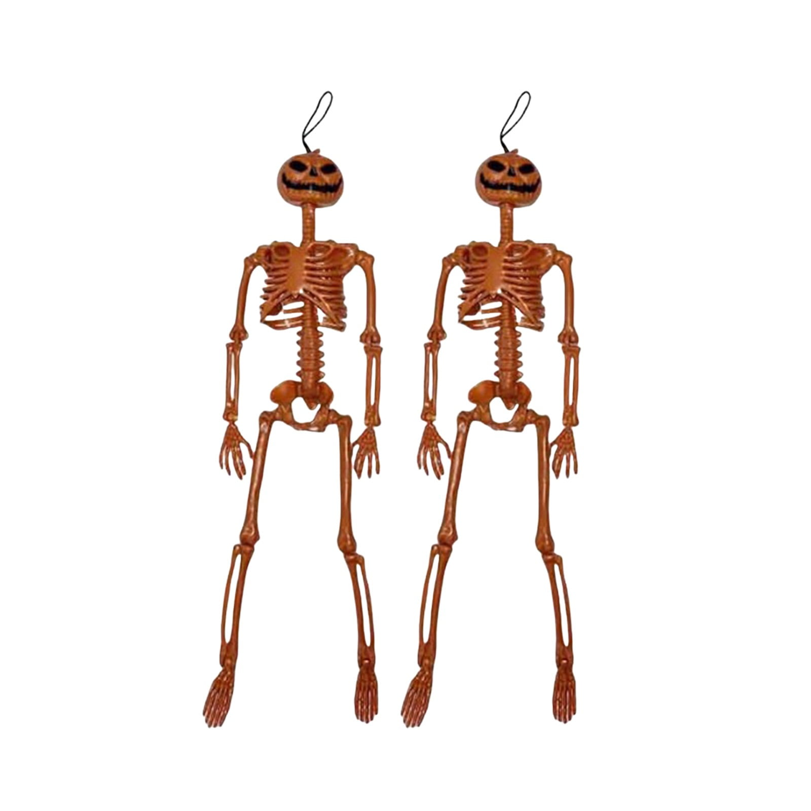 Jierger 2pcs Small Halloween Skeleton Statues Perfect for Scary Party ...