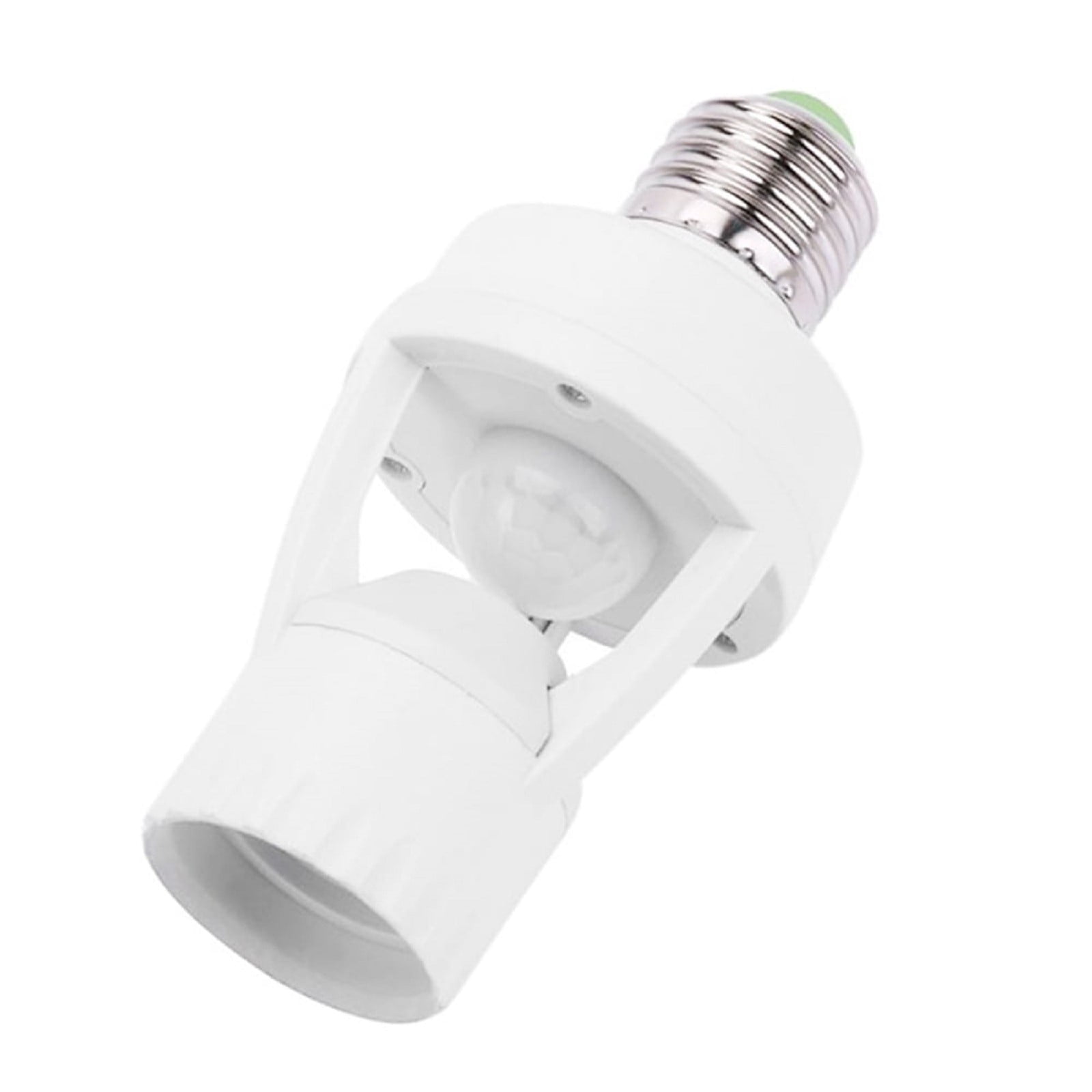 Jierger 360° Infrared PIR Induction Motion Sensor LED Light Bulb Holder ...