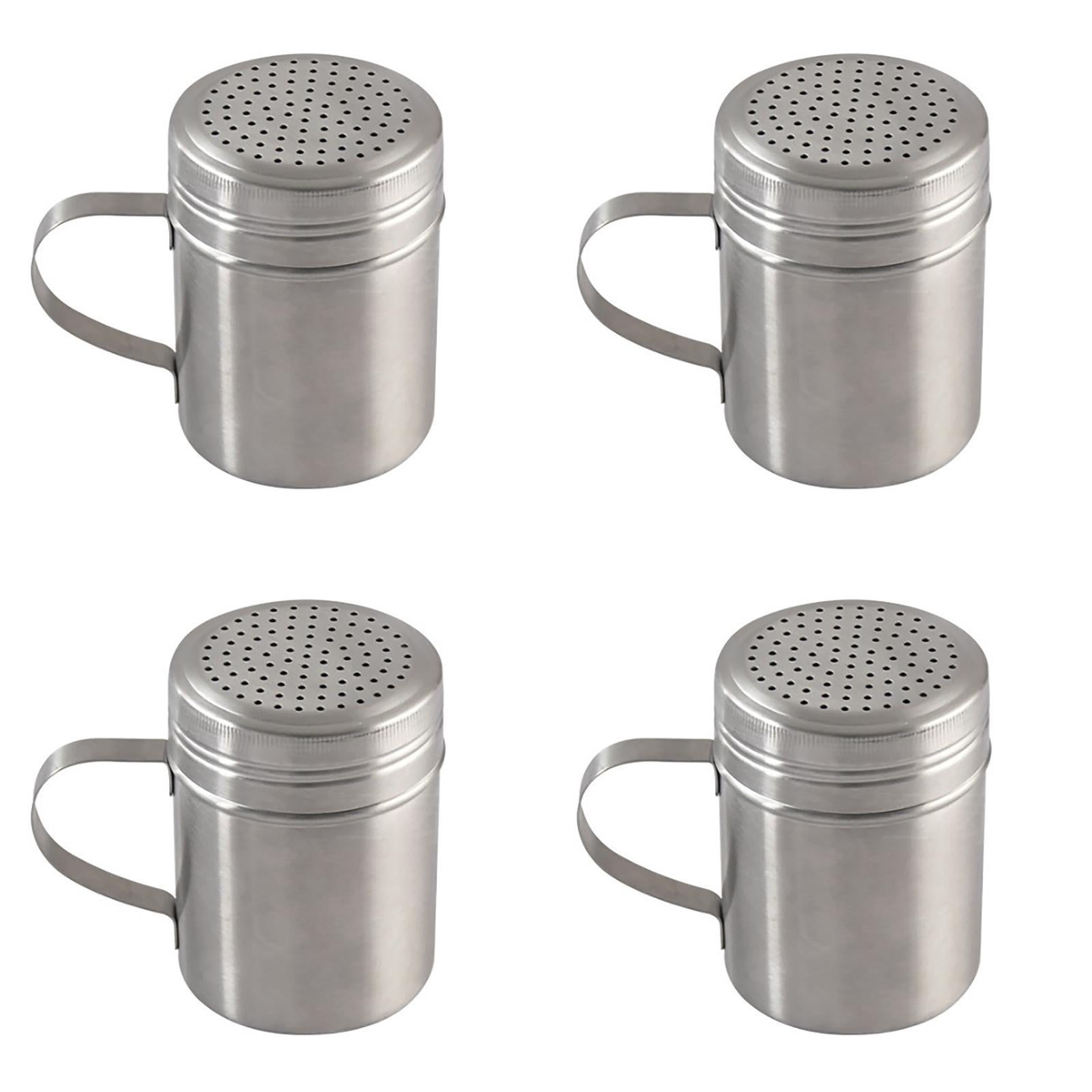 Jierger 4PCS Powdered Sugar Shaker Duster with Handle Cinnamon Shaker ...