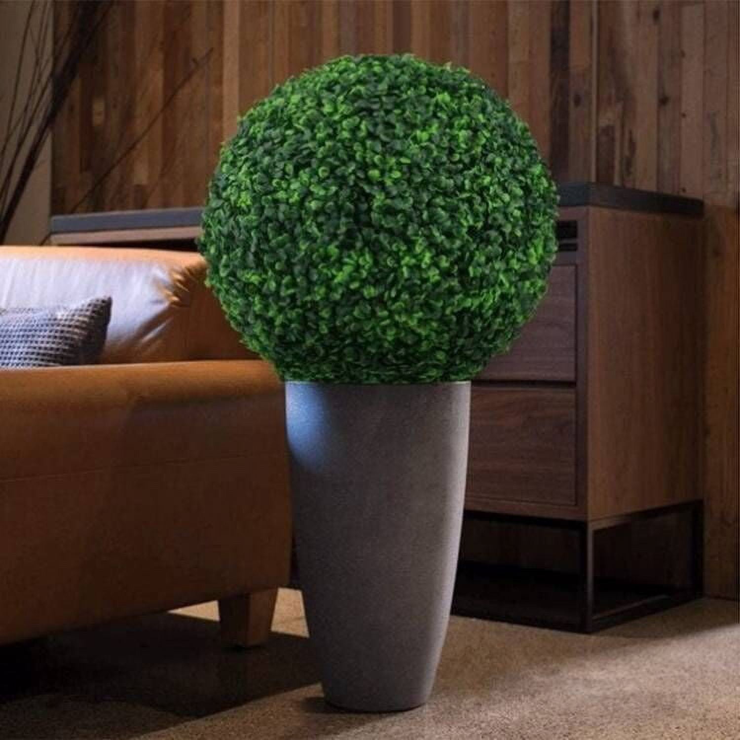 Jierger Artificial Boxwood Balls Topiary Ball Plants for Arcades Decks ...