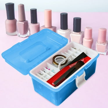 EZOWare 2-Tier Large Art Craft Storage Organizer Box with 11 Grid ...