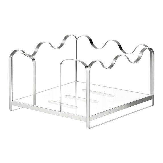 Jierger Clear Acrylic Sticky Note Dispenser, Transparent Desktop ...