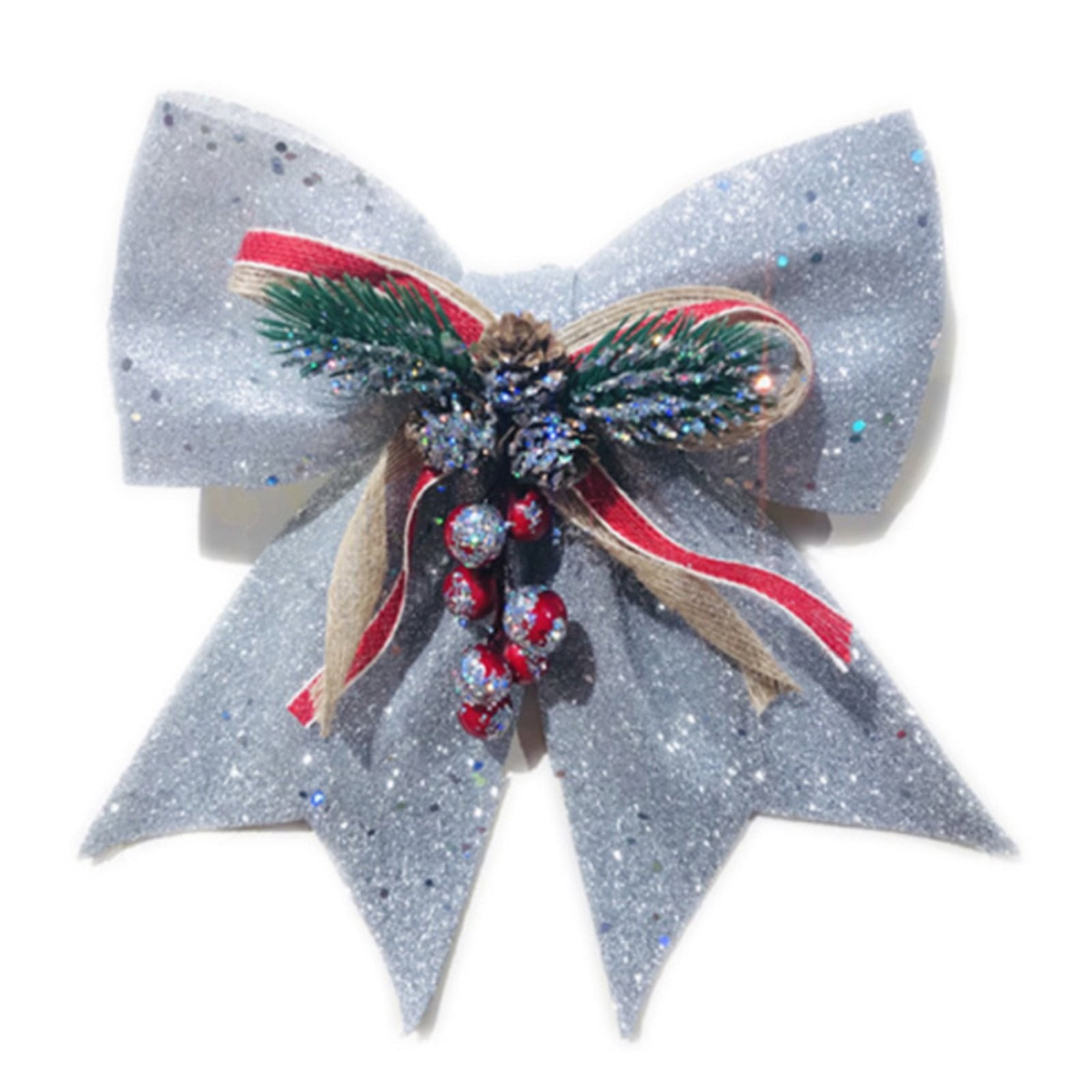 Jierger Clearance Christmas Decorative Bows for Wreath Garland ...