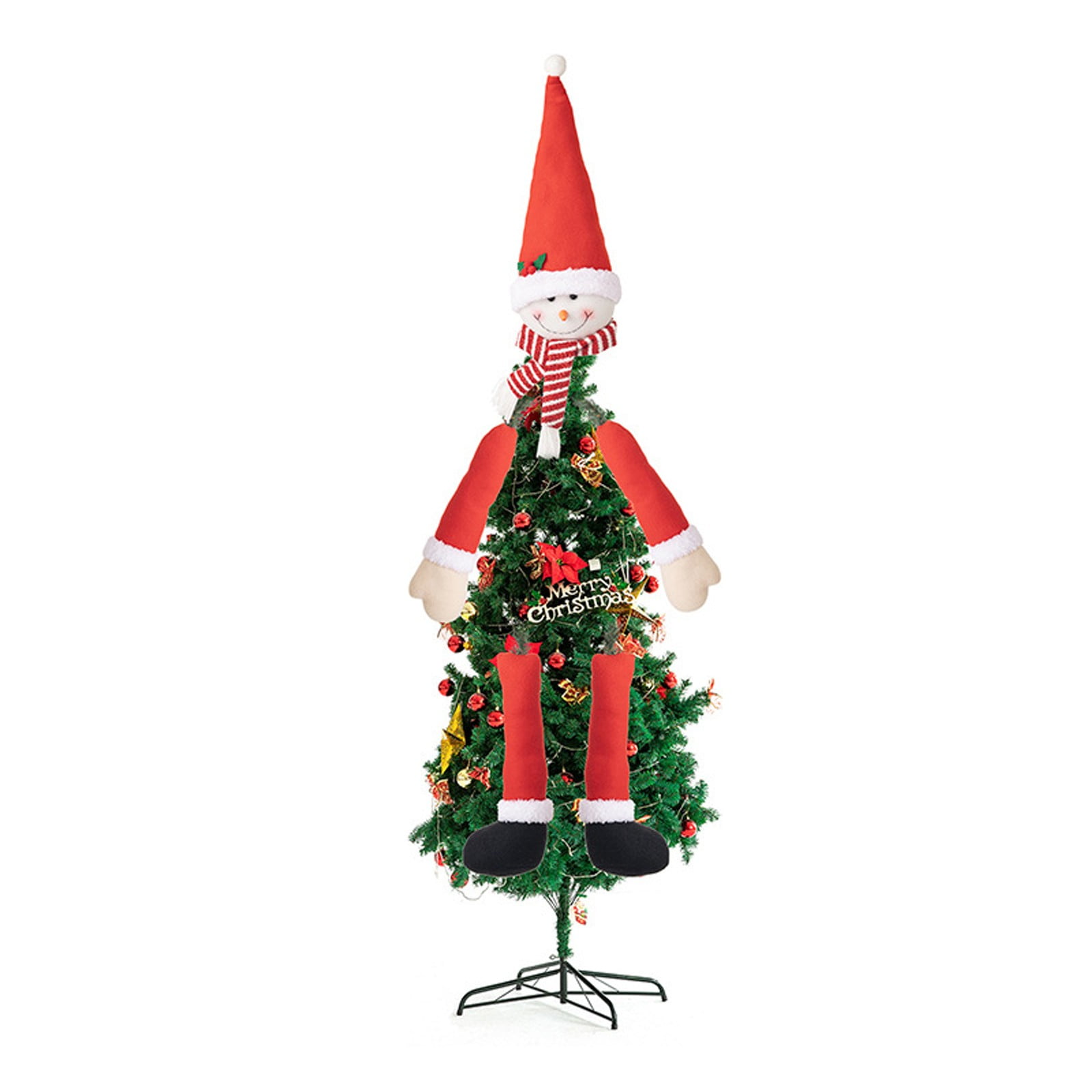 Jierger Christmas Tree Decoration Head Arms and Legs for Christmas Tree ...