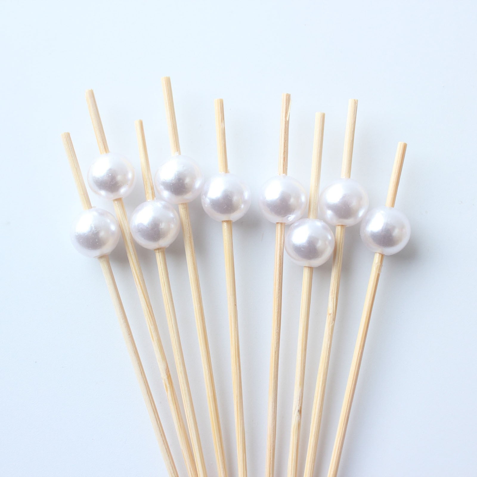 Jierger Disposable Fruit Pick Round Internet Sandwich Skewer KTV ...