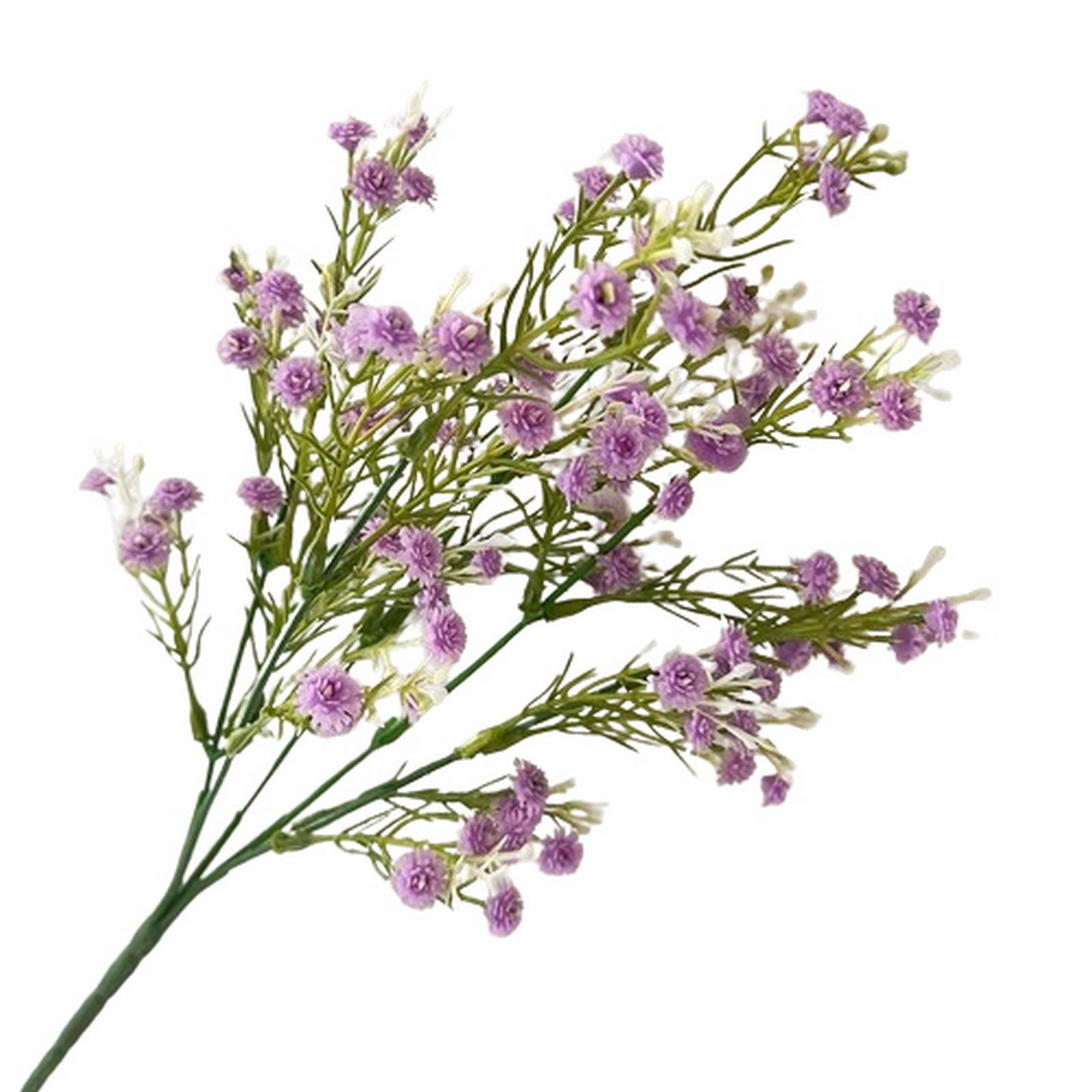 Jierger Exquisite 5 Petal Soft Silicone Starry Sky Artificial Flowers ...