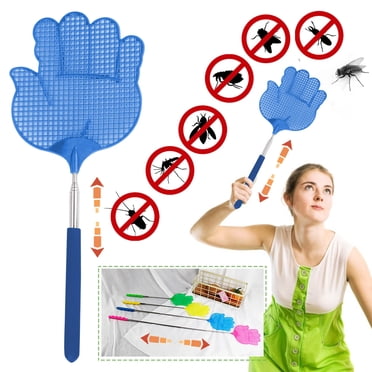 W4W Bug & Fly Swatter – Extra Long Handle 12 Pack Fly Swatters – Indoor ...