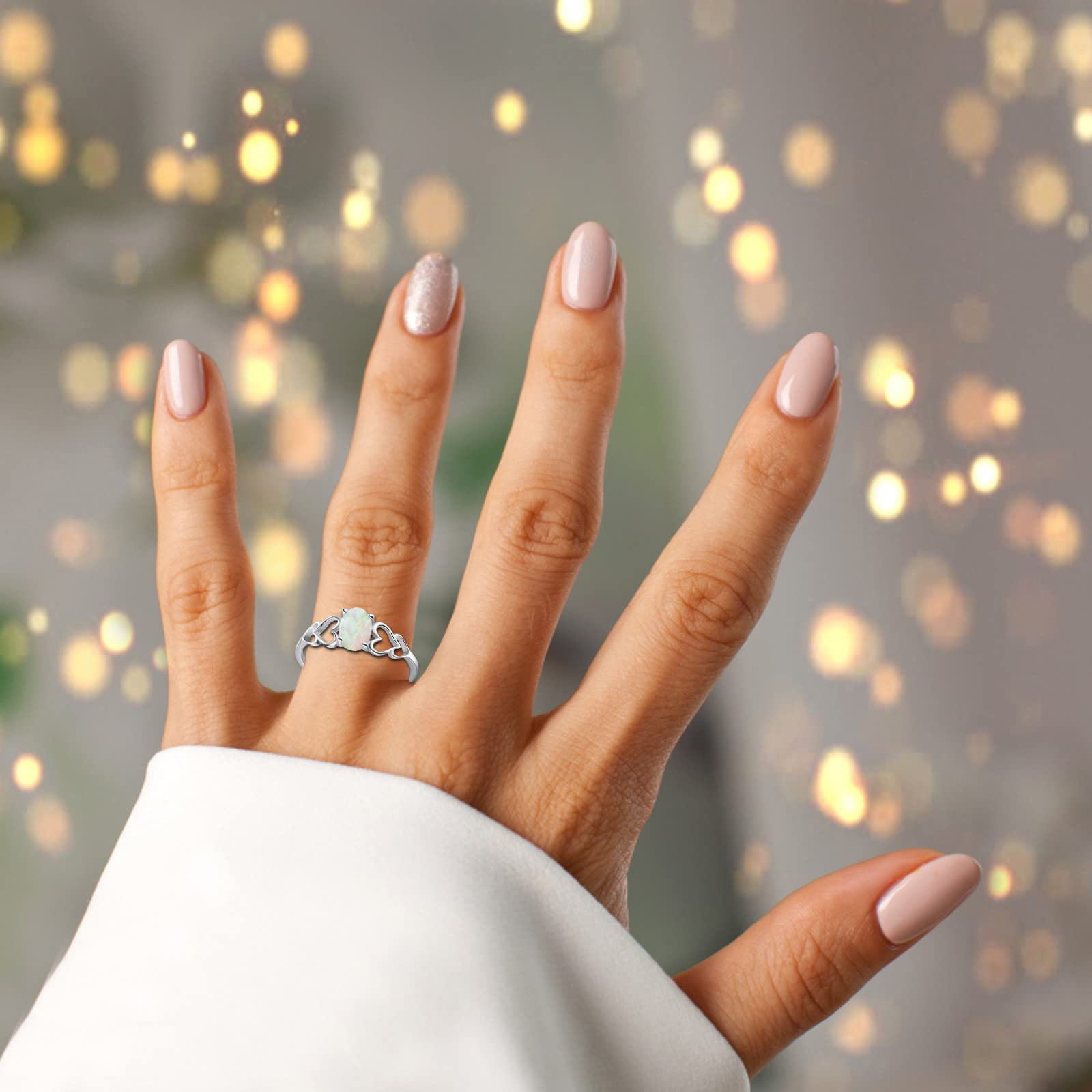 Jierger Finger Rings Knot Stacking Ring Joint Finger Rings Comfort Fit ...