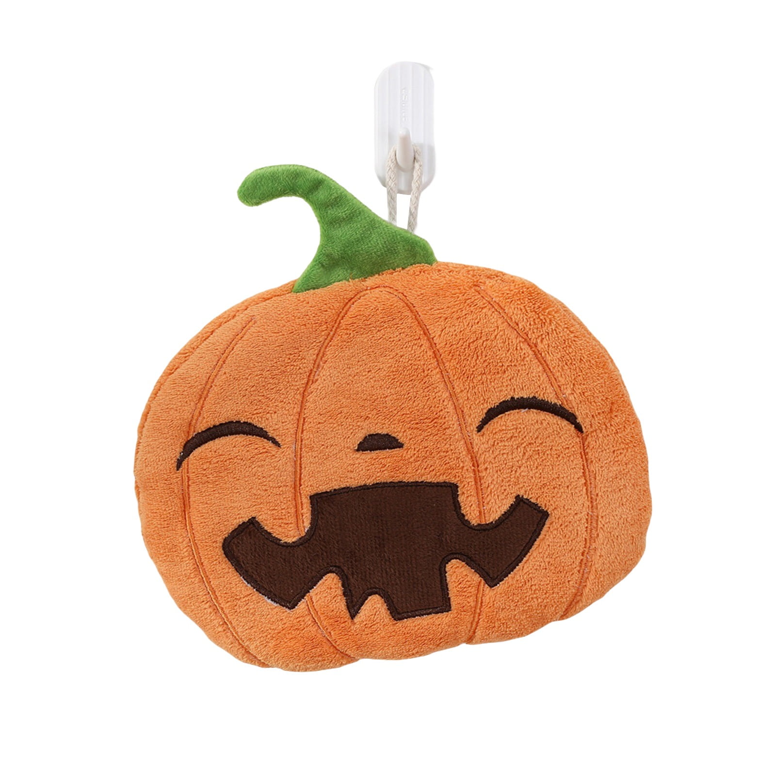 Jierger Halloween Fuzzy Hand Towel Pumpkin Shaped Pumpkin Hand Towel ...