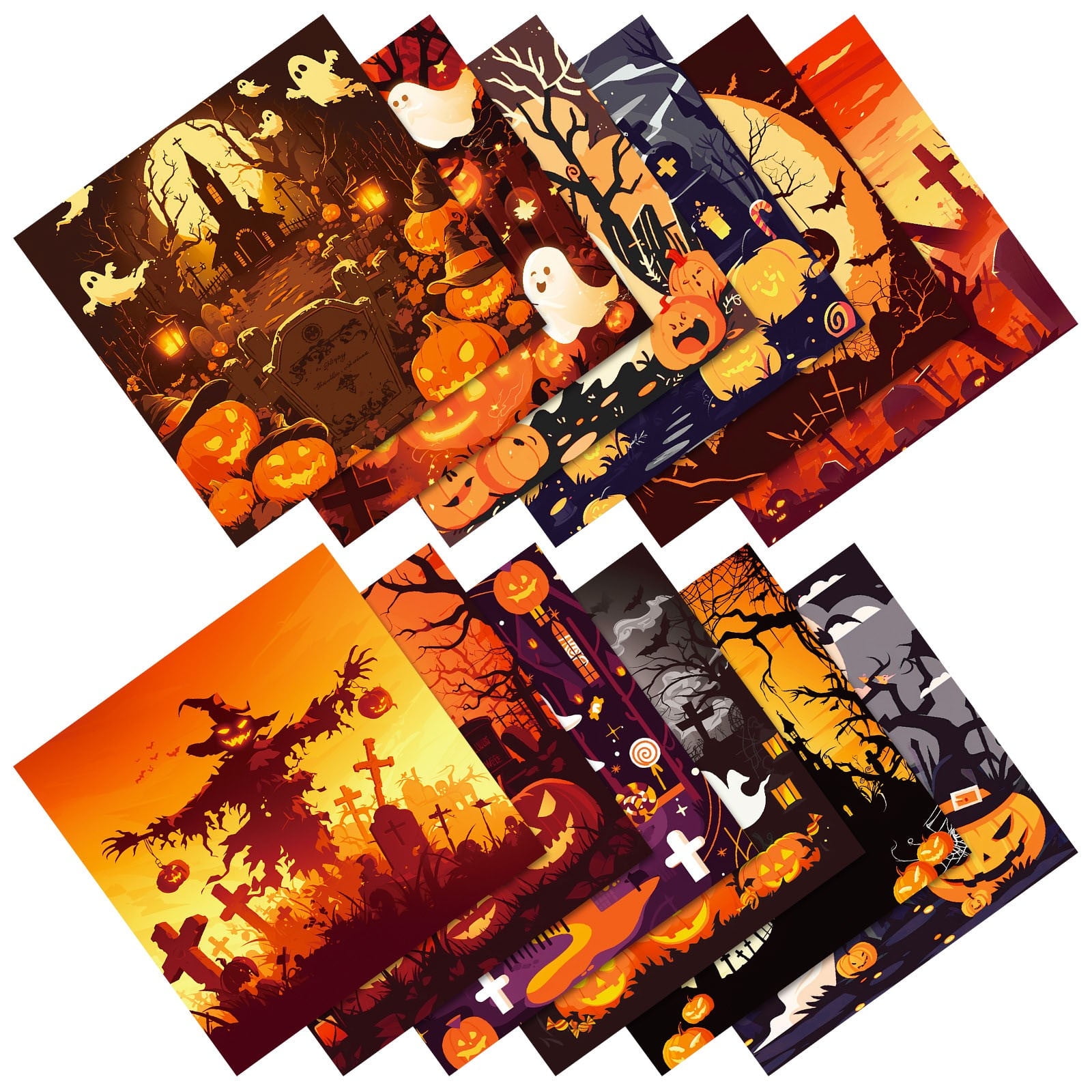 Jierger Halloween Halloween Note Pads 450 of Self Adhesive Removable ...