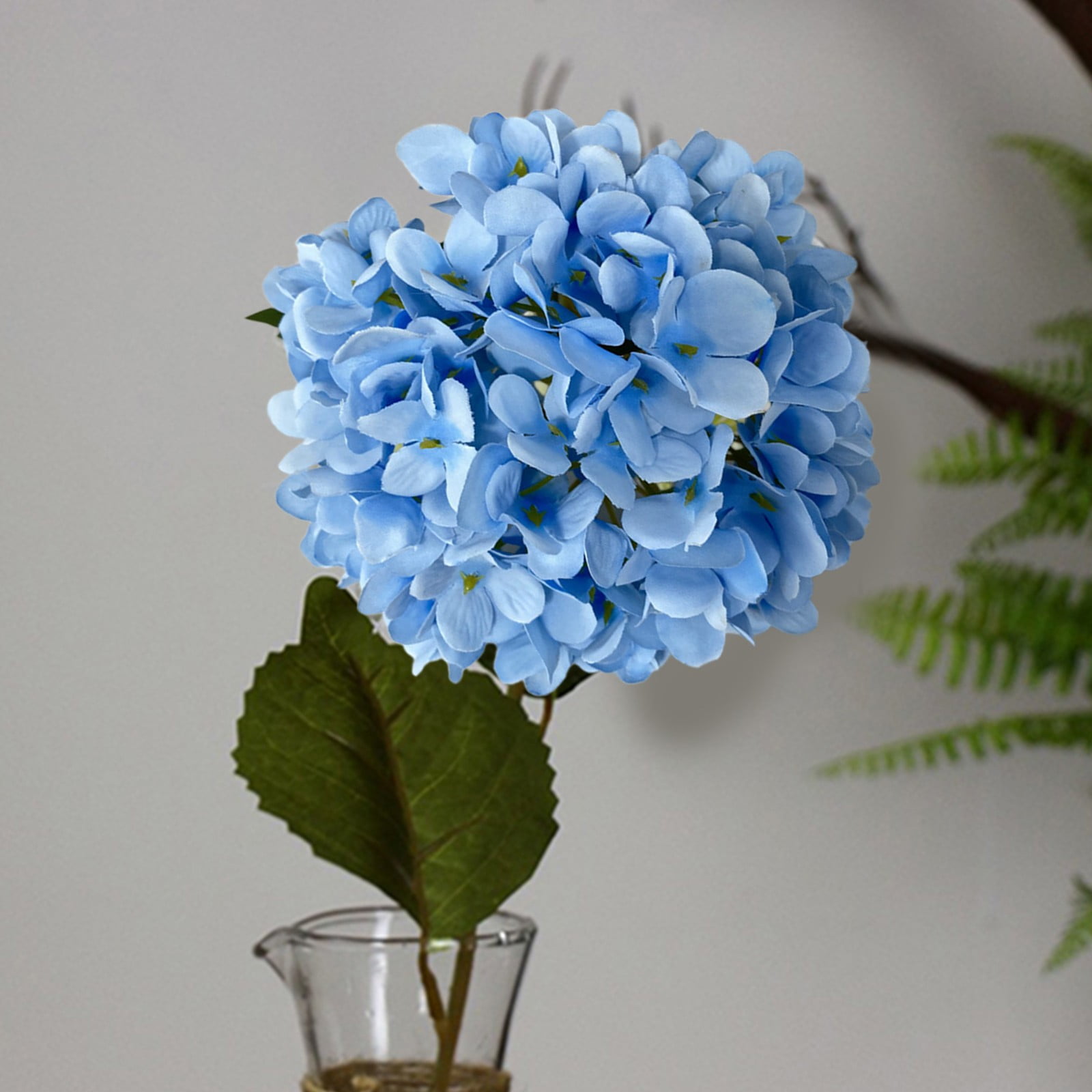 Jierger Hydrangeas Artificial Flowers Bouquet Decoration Bridal Wedding ...