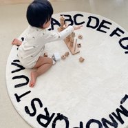 Eric Carle Elementary Pink Alphabet Kids Area Rug Pink/Blue, 35"x51 ...