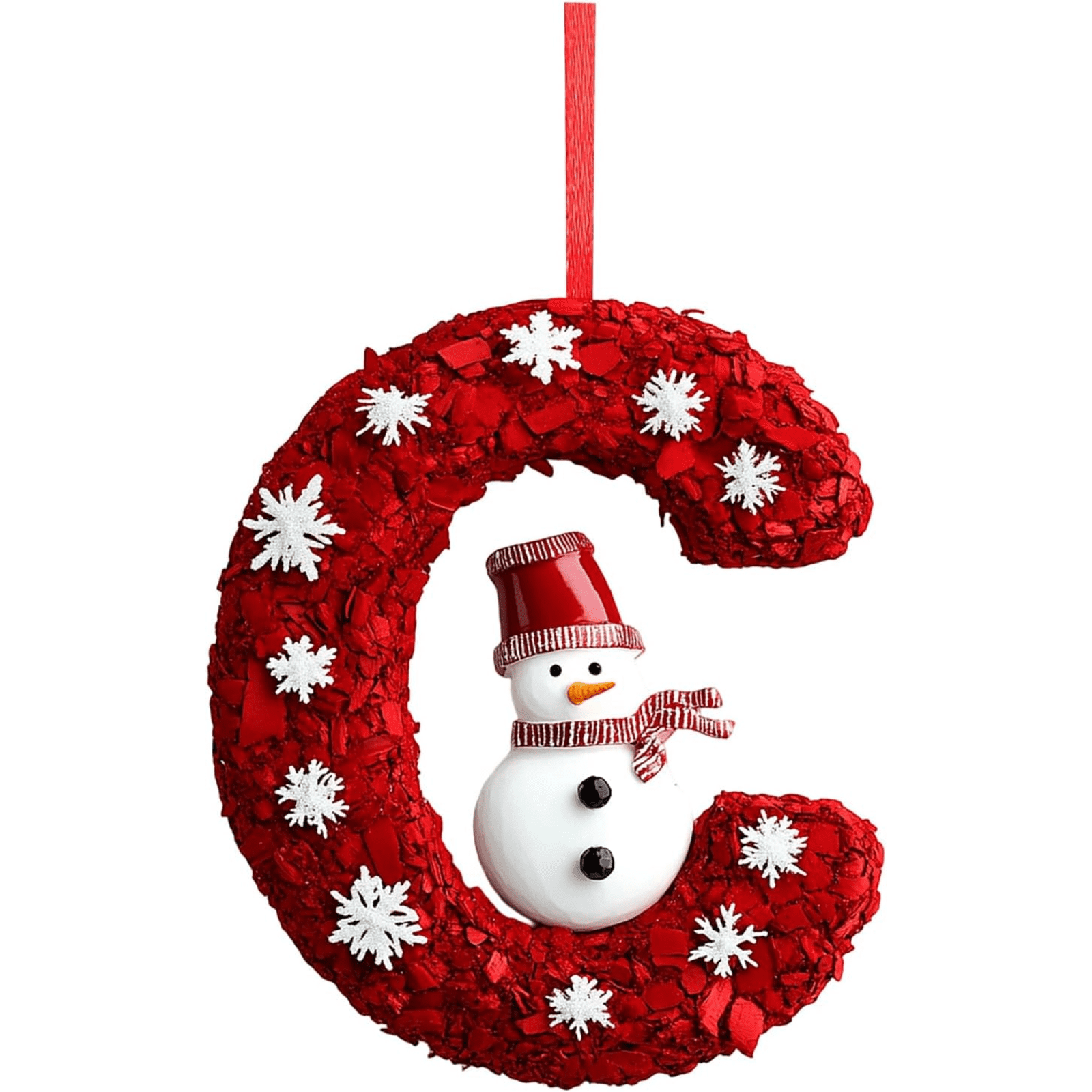 Jierger Letter Christmas Tree Pendant 2025 Christmas Letter Decoration ...