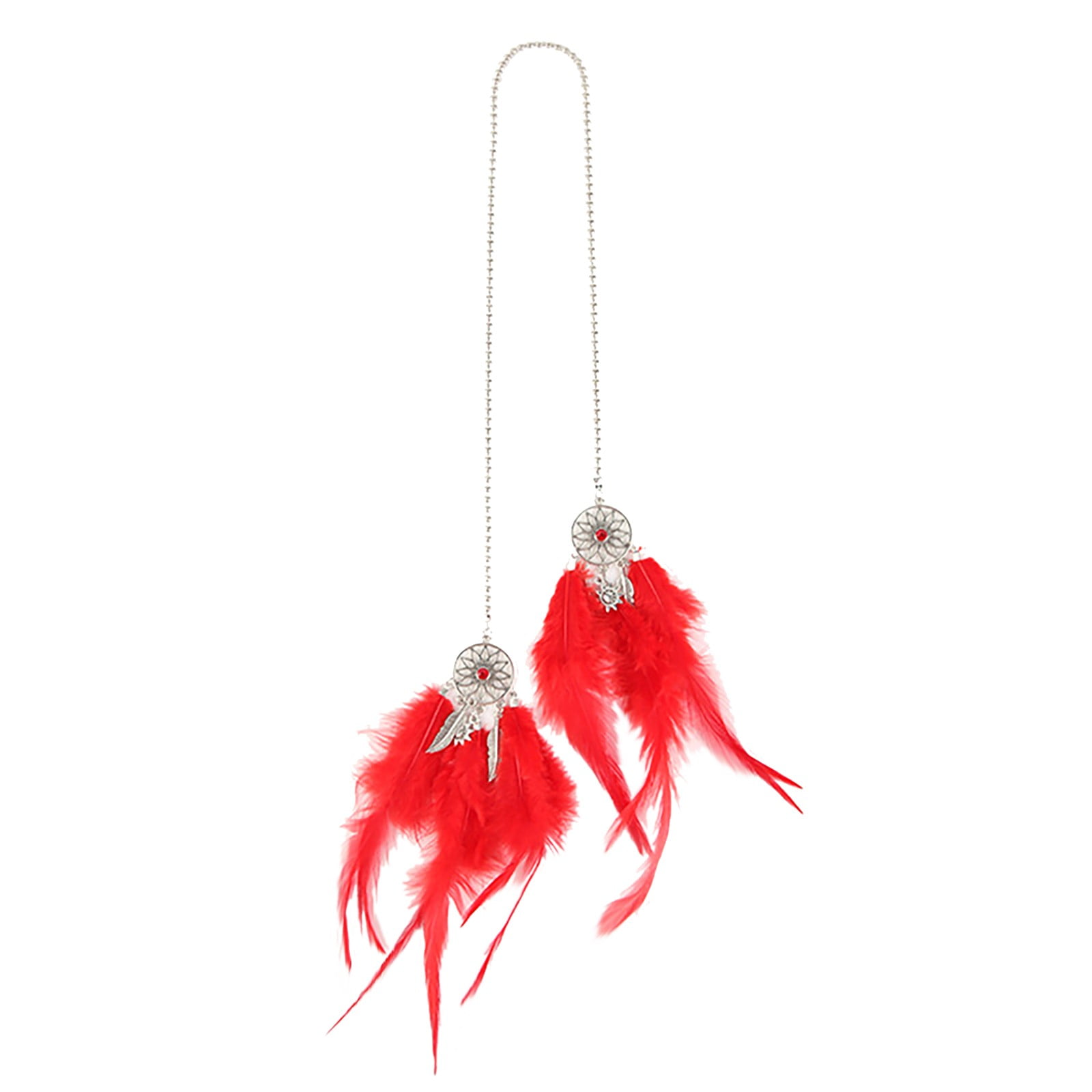 Jierger Mini Dream Catchers Car Pendant Wind Chimes Feather Decoration ...