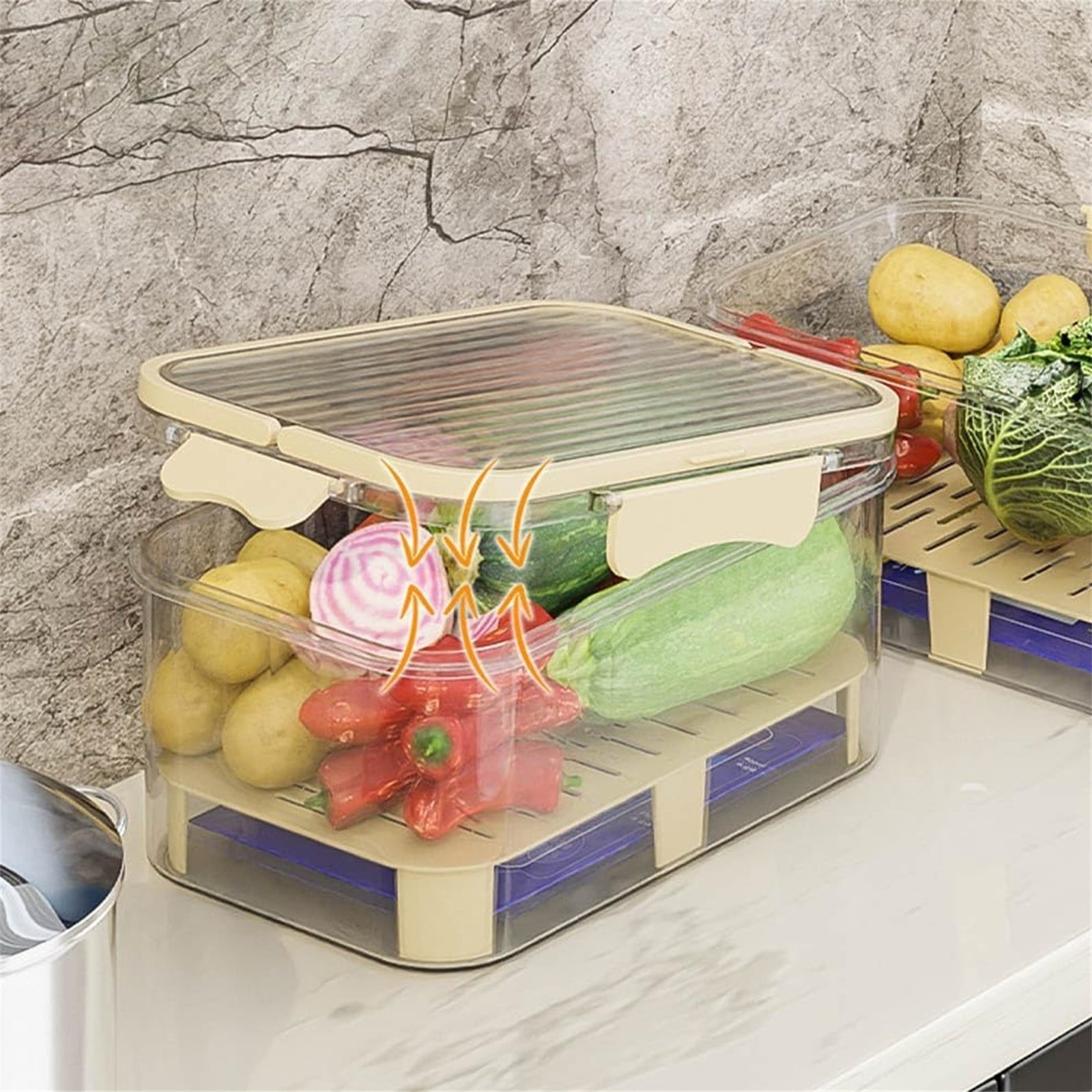 Jierger A Must Have for Picnics! Outdoor Portable Double Layer Fresh ...