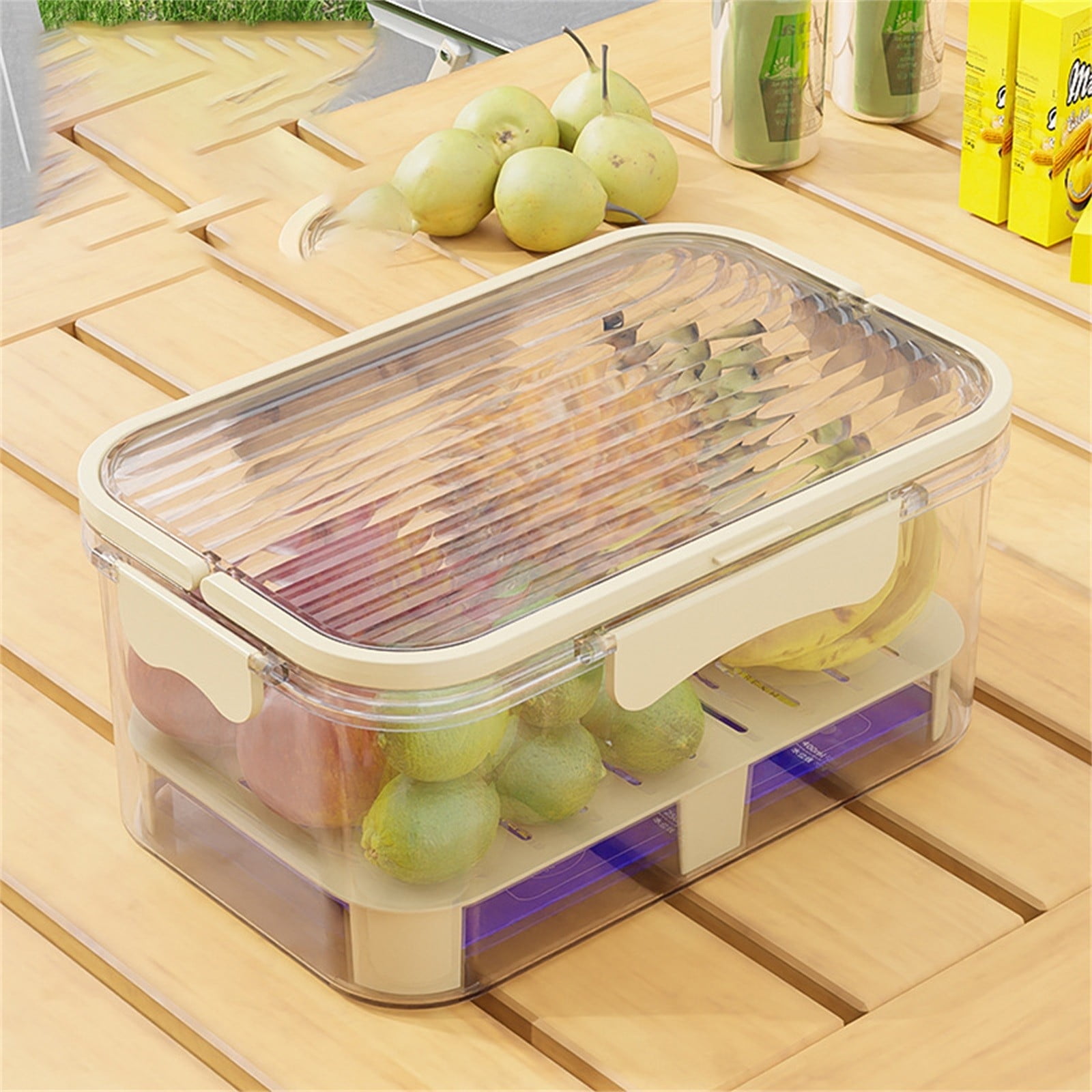 Jierger A Must Have for Picnics! Outdoor Portable Double Layer Fresh ...