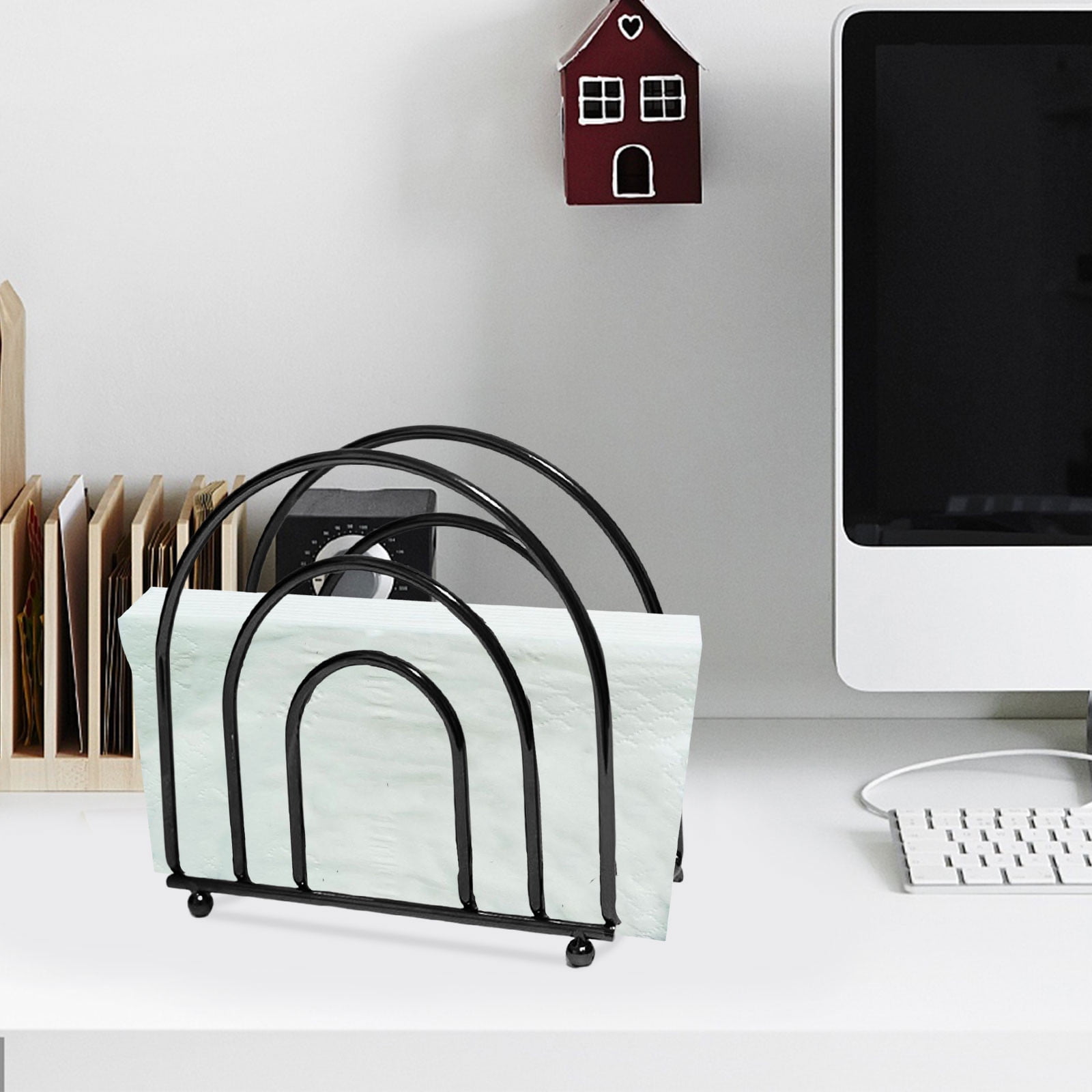 Jierger Napkin Holder for Table Black Napkin Holders for kitchen ...