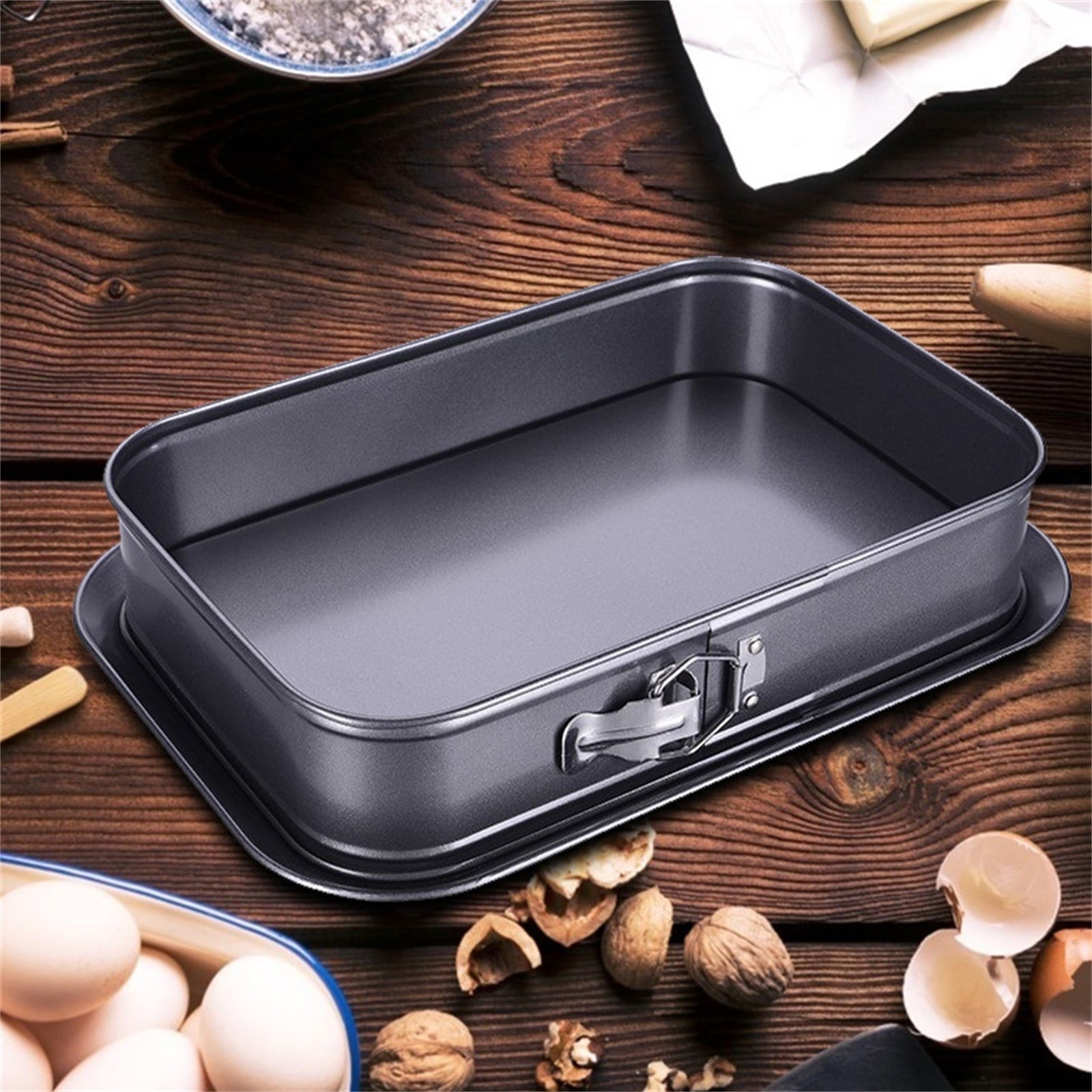 Jierger Non-Stick Cheesecake Pan, Springform Pan, Rectangle Cake Pan ...