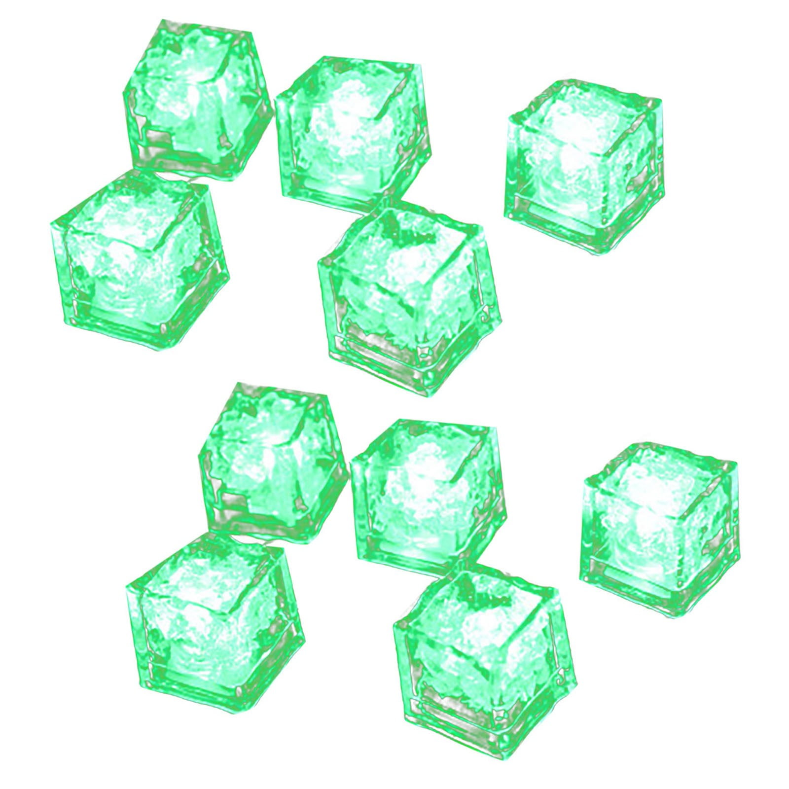 Jierger Party Decorative LED Ice Cubes Light MultiColor Sensor Bar Party Reusable Flashing Glow ...