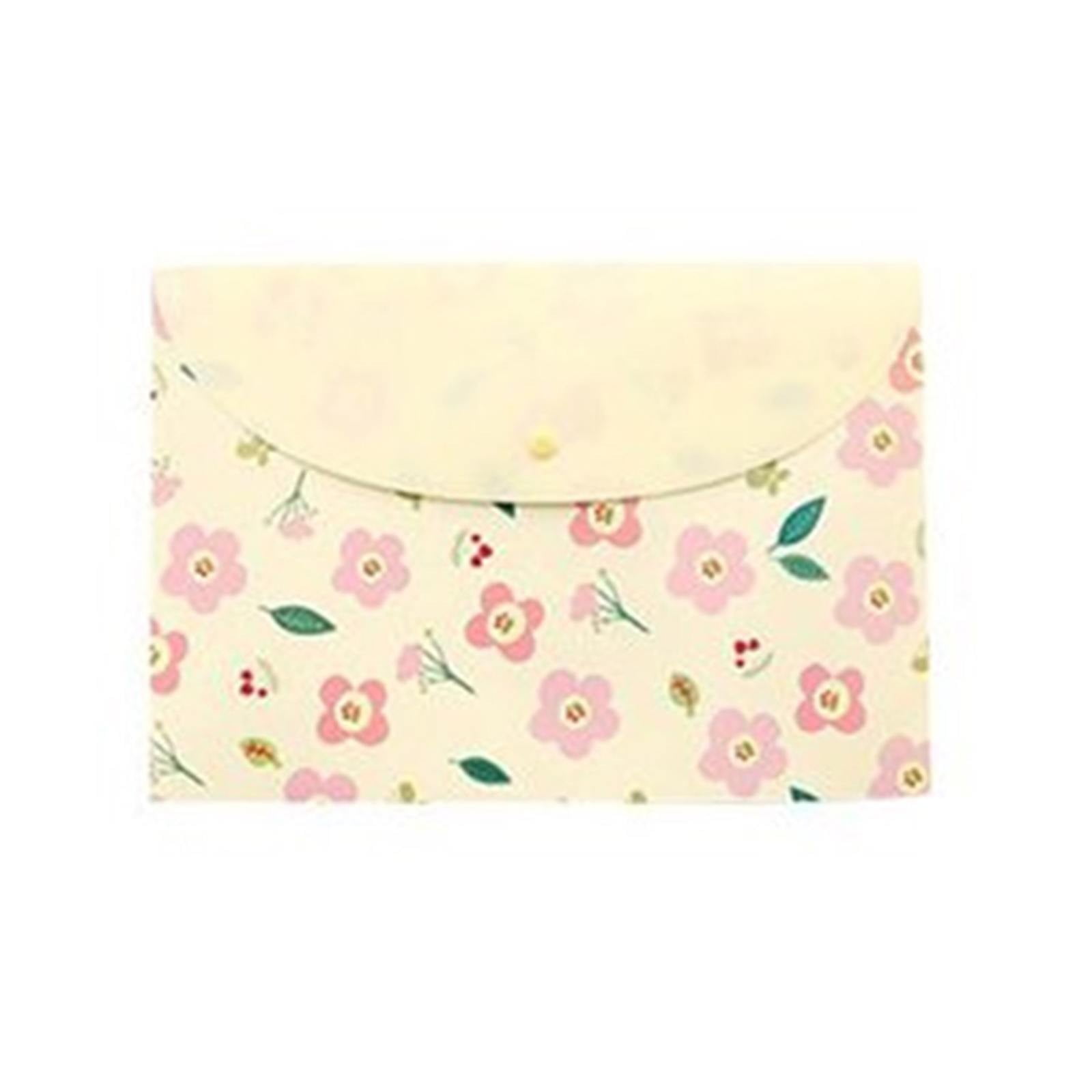 Jierger Plastic Document Folder Envelope A4 Files Paper Organizers Bag ...