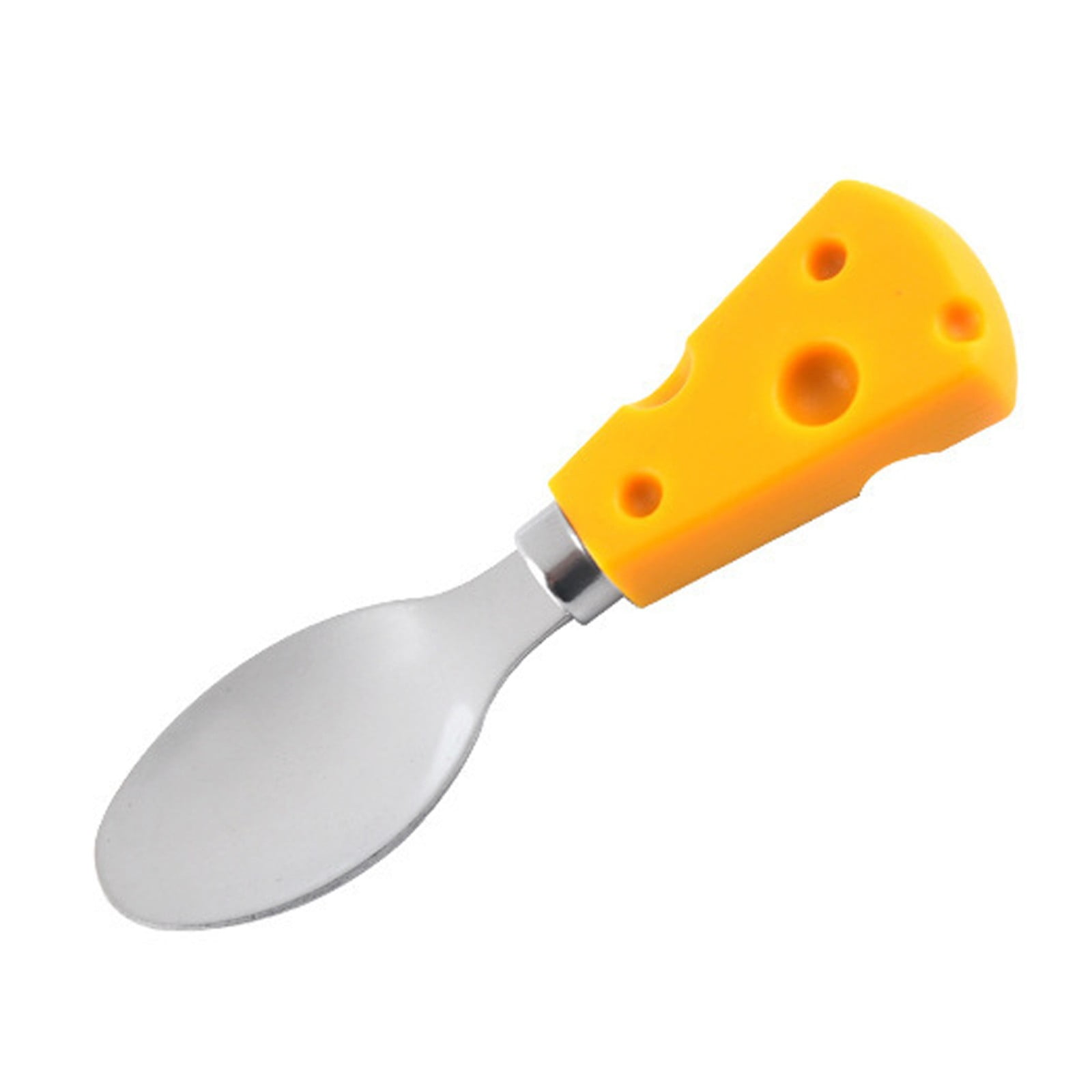 Jierger Stainless Steel Straight Edge Wide Butter Spreader with Wood ...