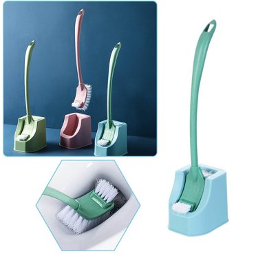 Toilet Brush Set, Compact Toilet Cleaning Brush, Sturdy Long Handle ...